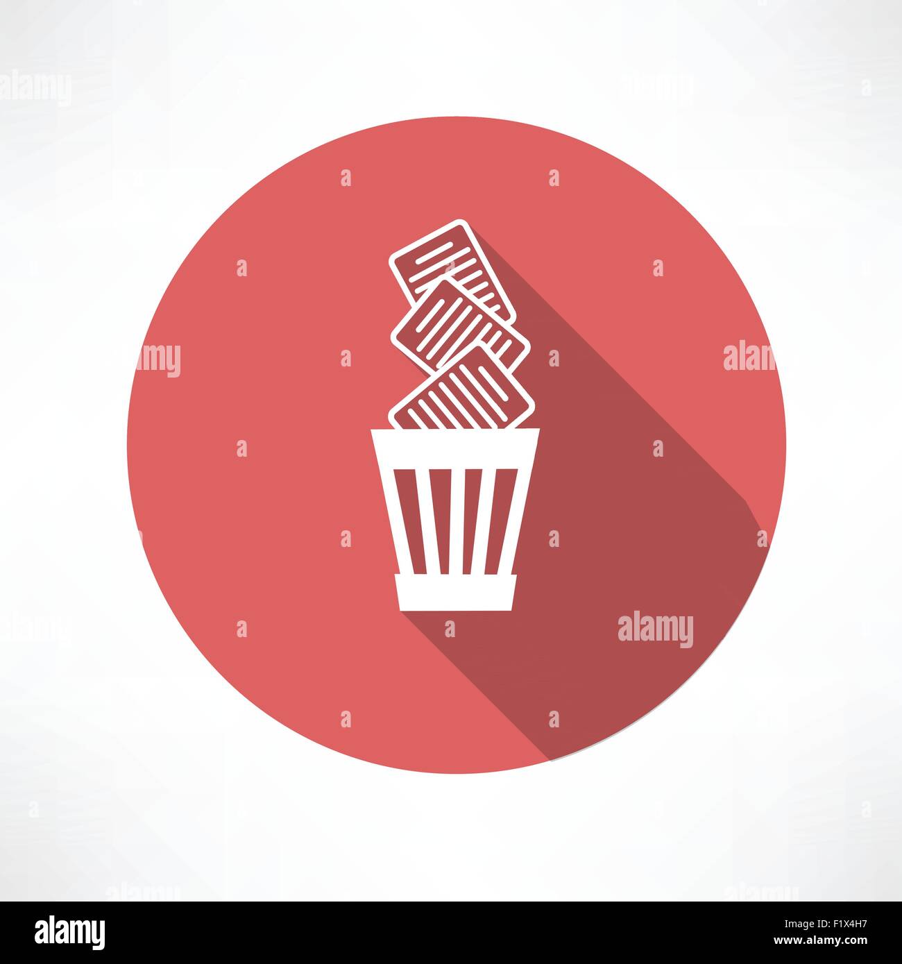 Confidential paper bin Stock Vector Images - Alamy