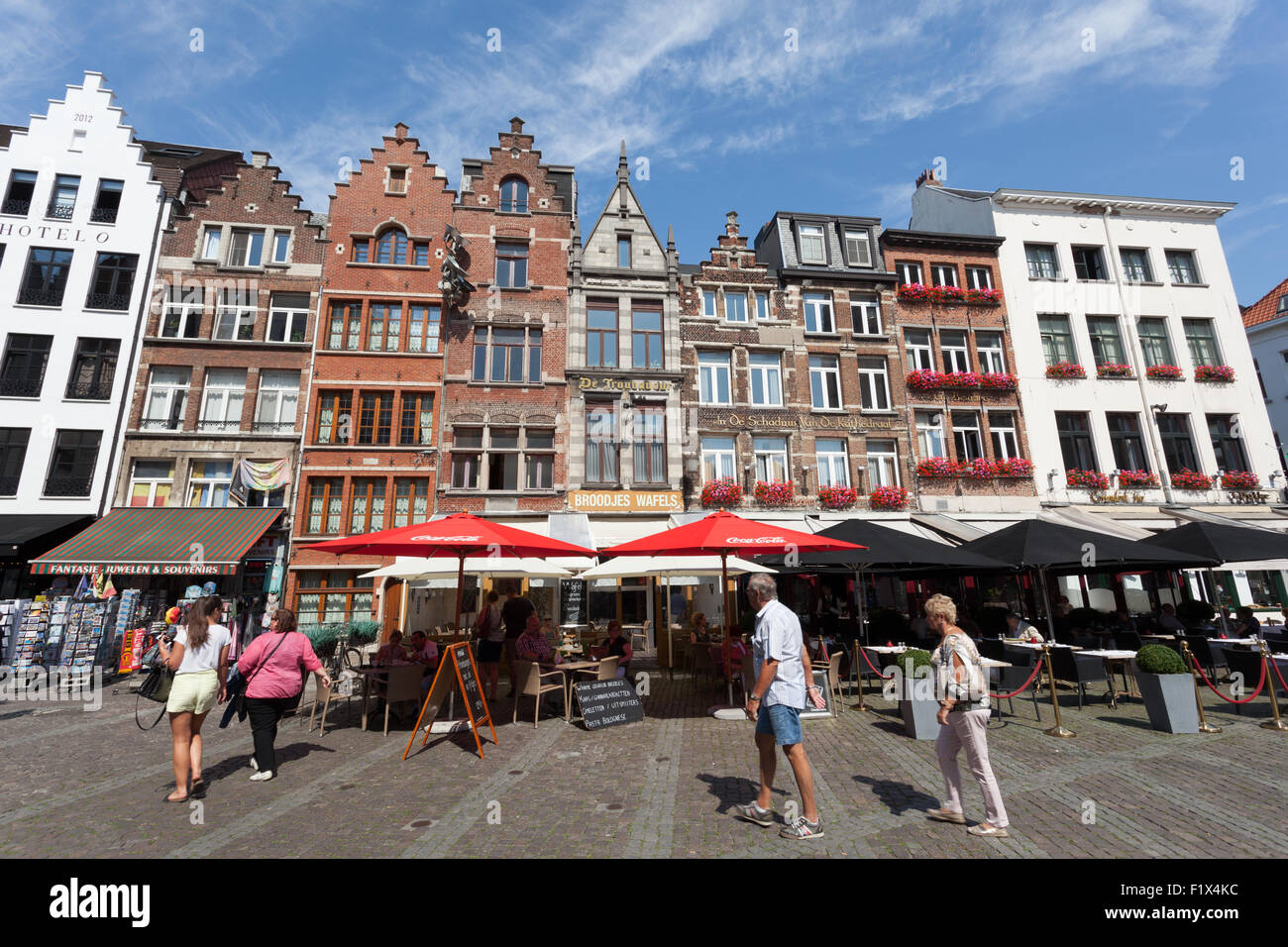 Historic buildings in Antwerp, Belgium Stock Photo - Alamy