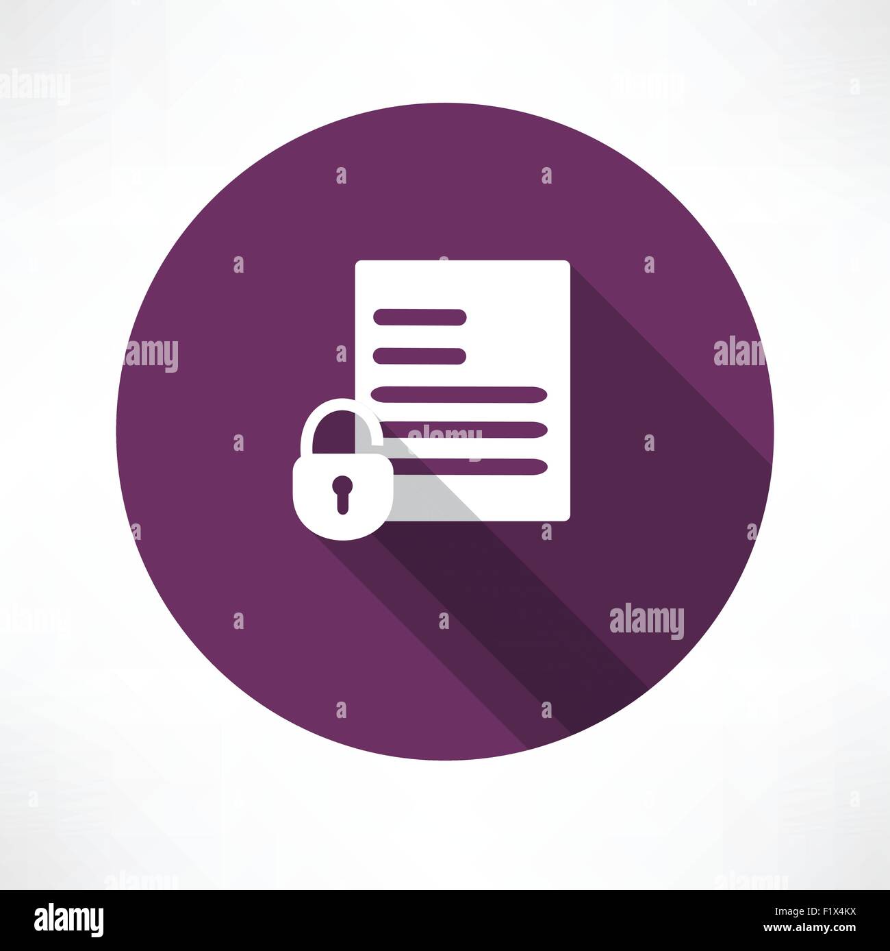 open document icon Flat modern style vector illustration Stock Vector ...