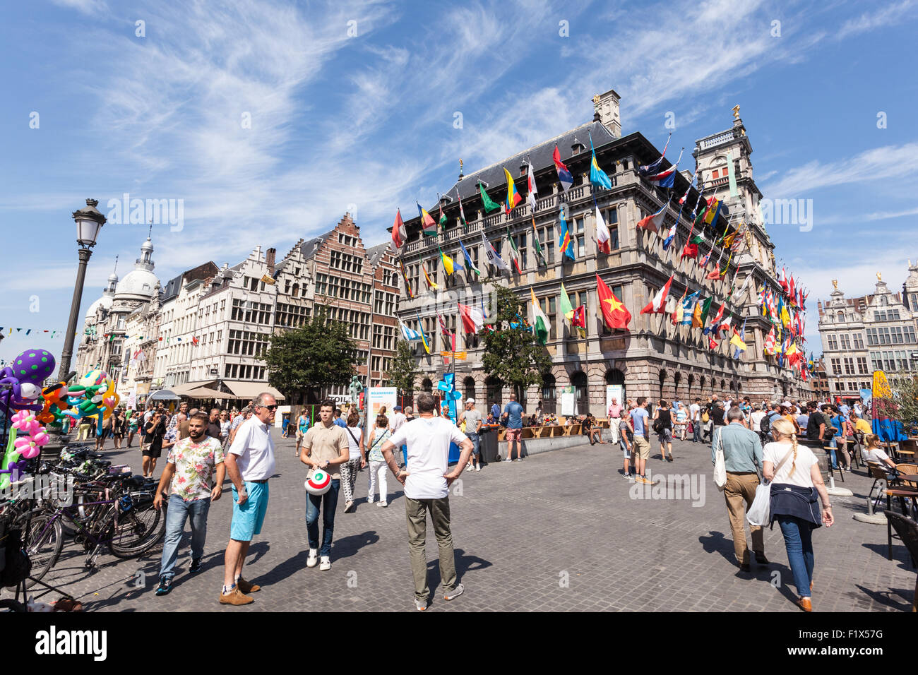 Historic buildings in antwerp belgium hi-res stock photography and ...