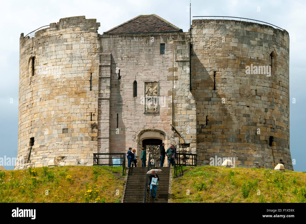 Clifford's Tower (York Castle), City of York, Yorkshire, England, UK ...
