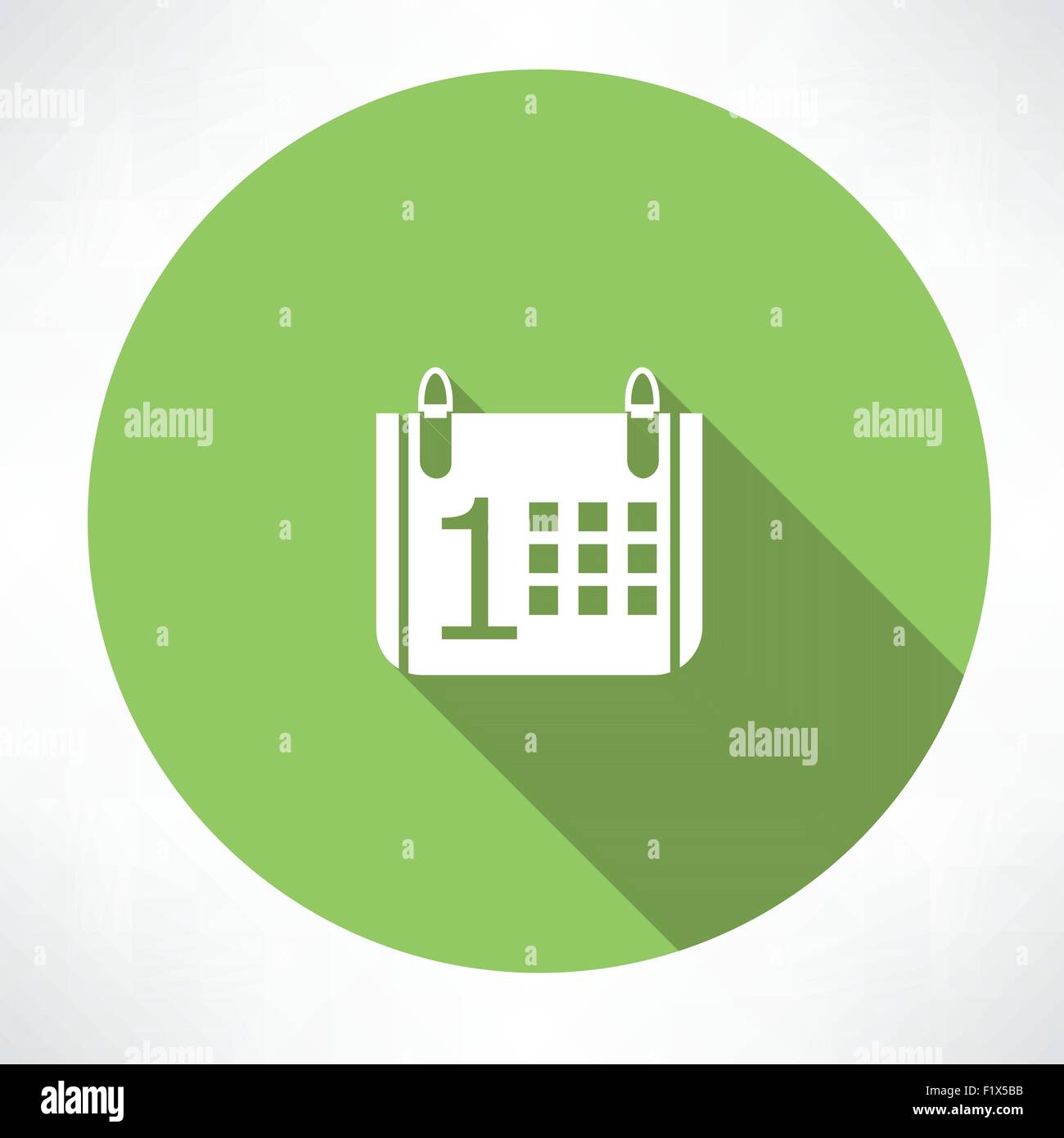 Vector flat style calendar Stock Vector Images - Alamy