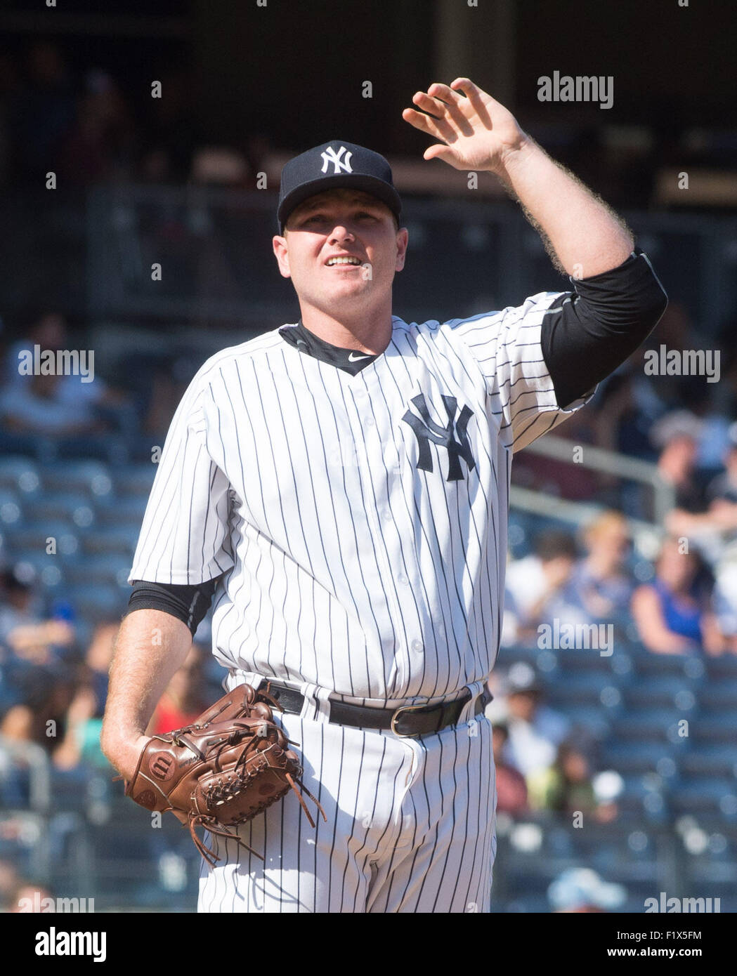 Sept. 7, 2015 - New York, New York, U.S. - Yankees' reliever JUSTIN ...