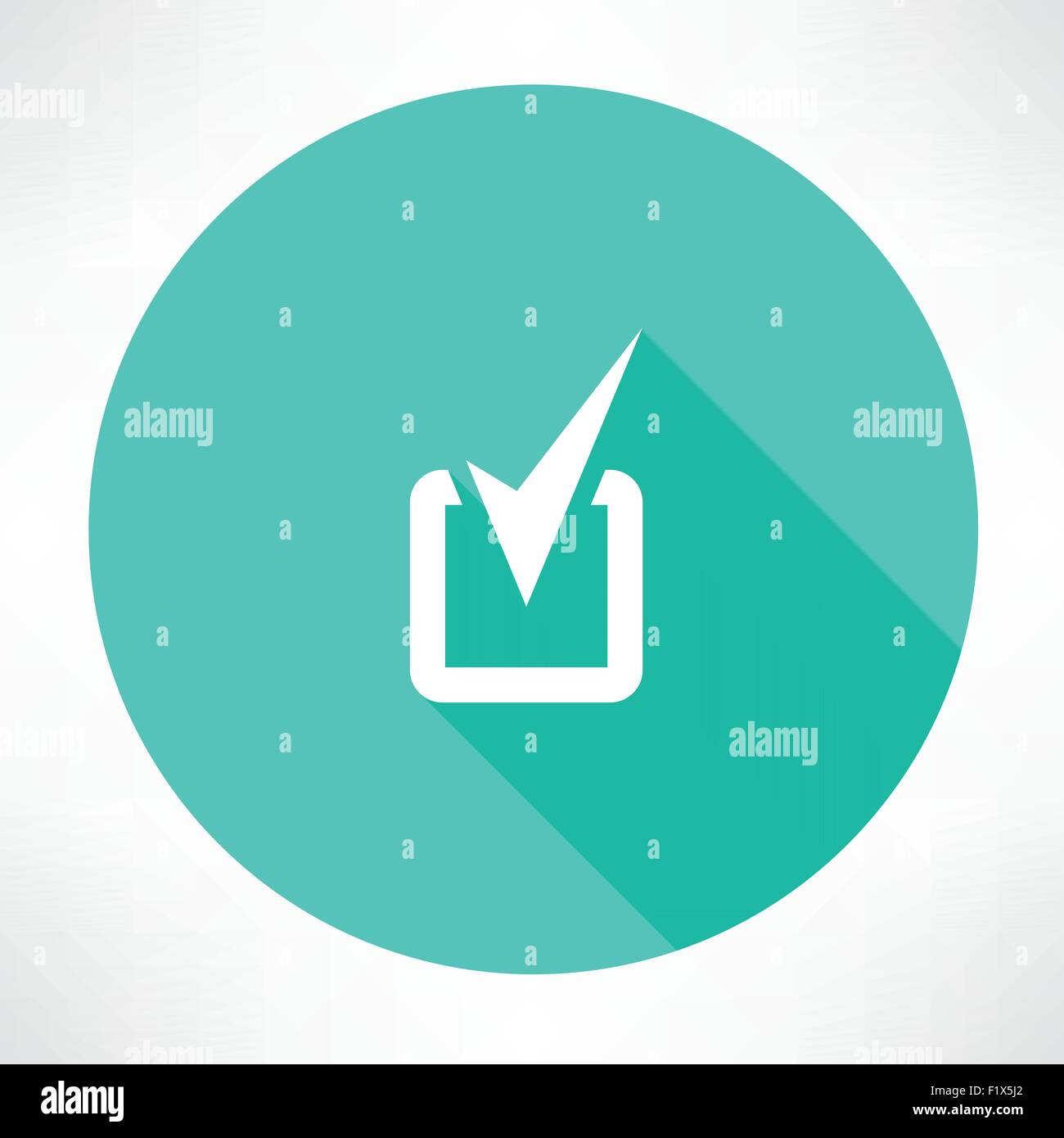 checkmark Icon. Flat modern style vector illustration Stock Vector ...