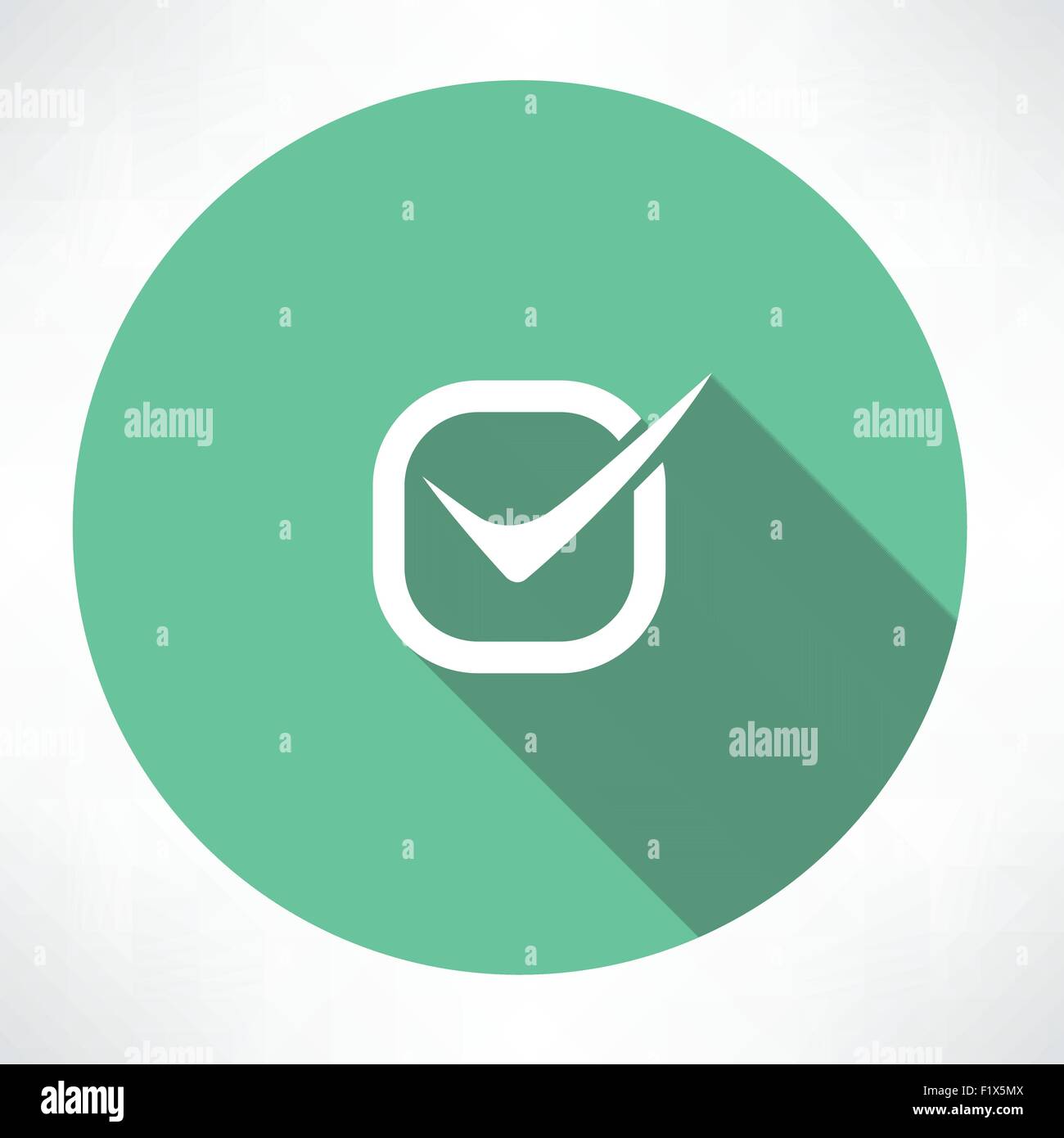 checkmark icon. Flat modern style vector illustration Stock Vector ...