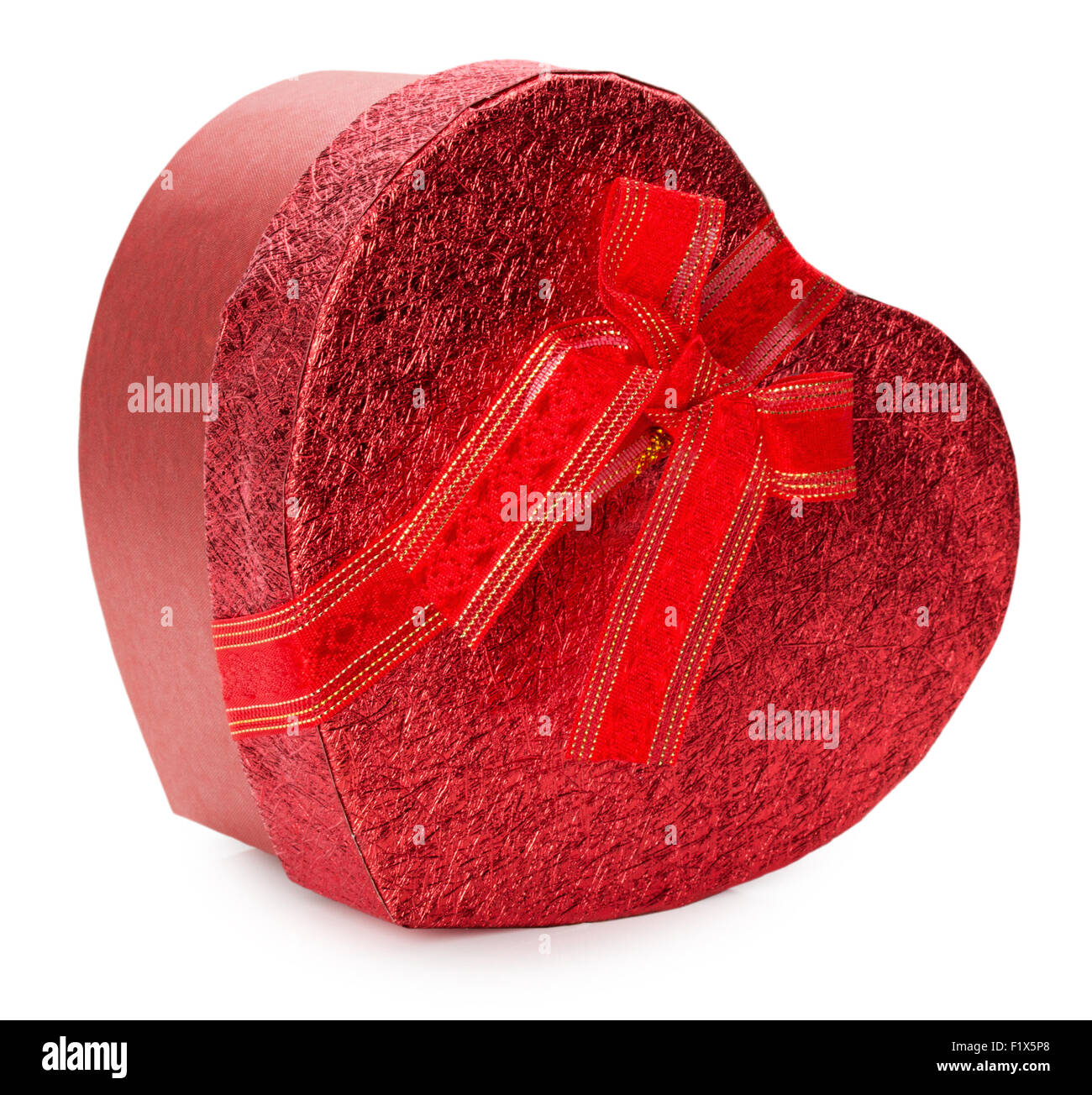 Heart shaped box with ribbon hi-res stock photography and images - Alamy