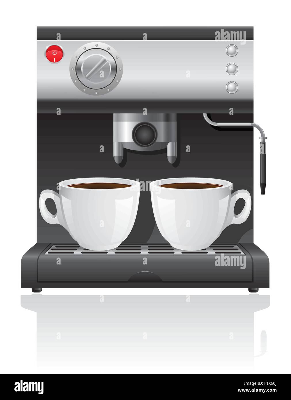 coffee maker vector illustration isolated on white background Stock ...