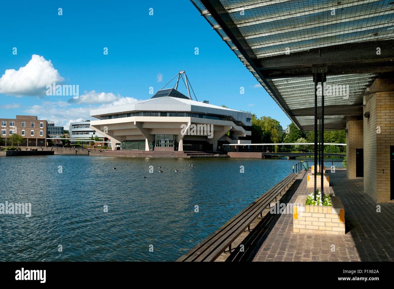 The Central Hall building, University of York Heslington Campus, City ...