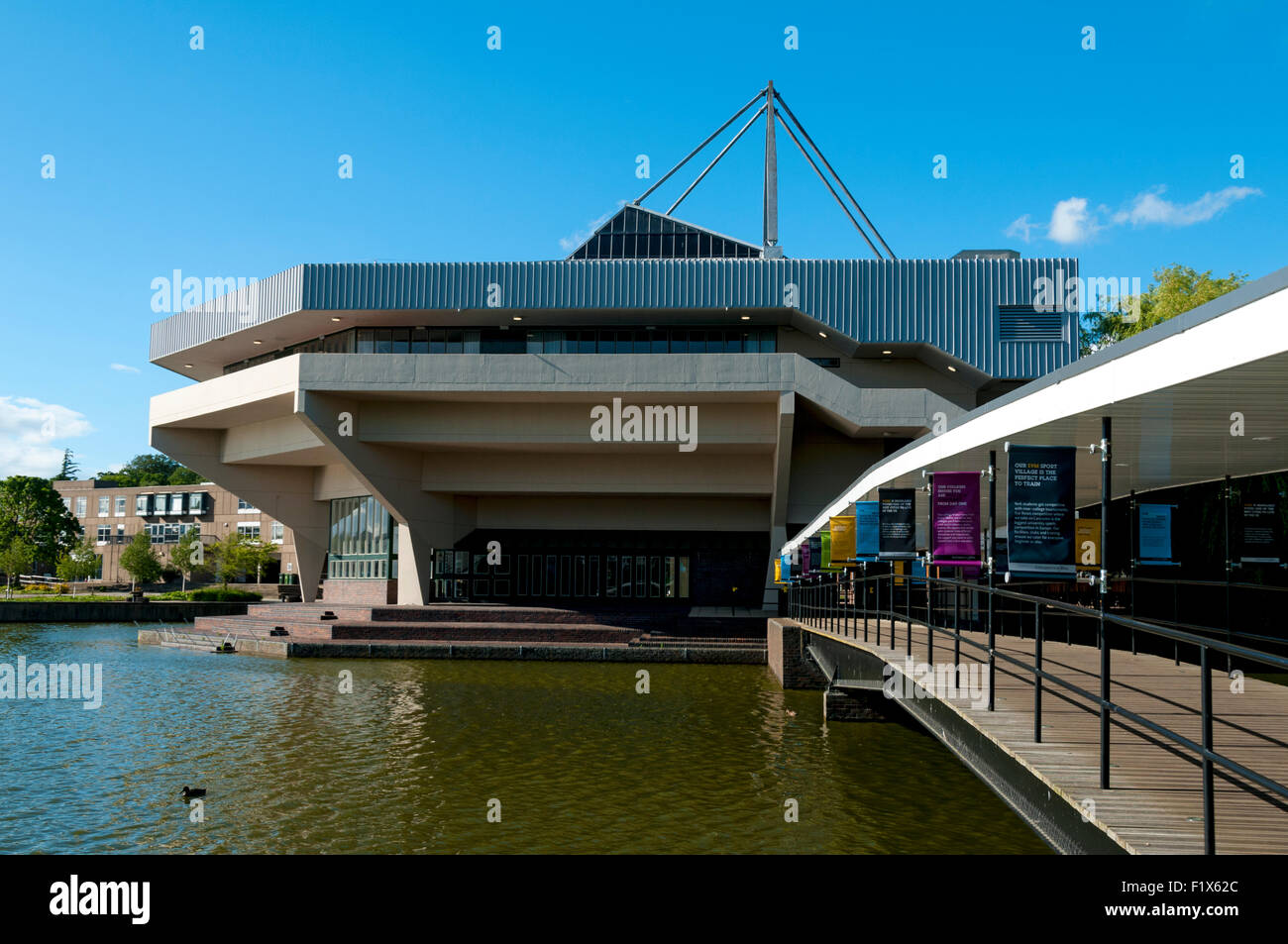The Central Hall building, University of York Heslington Campus, City ...