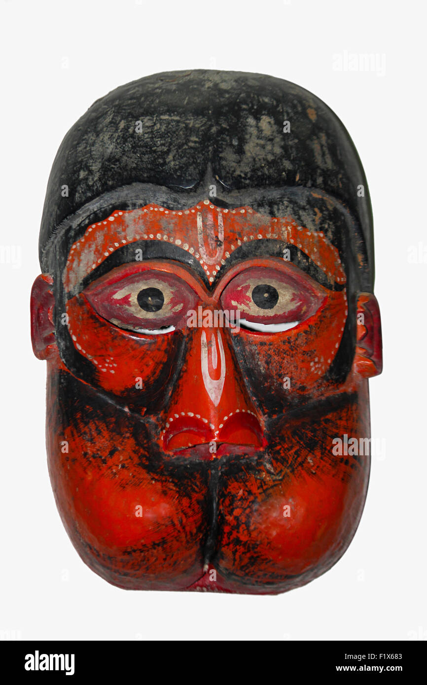 Tribal mask. Bhopal Museum, Bhopal Madhya Pradesh, India Stock Photo ...