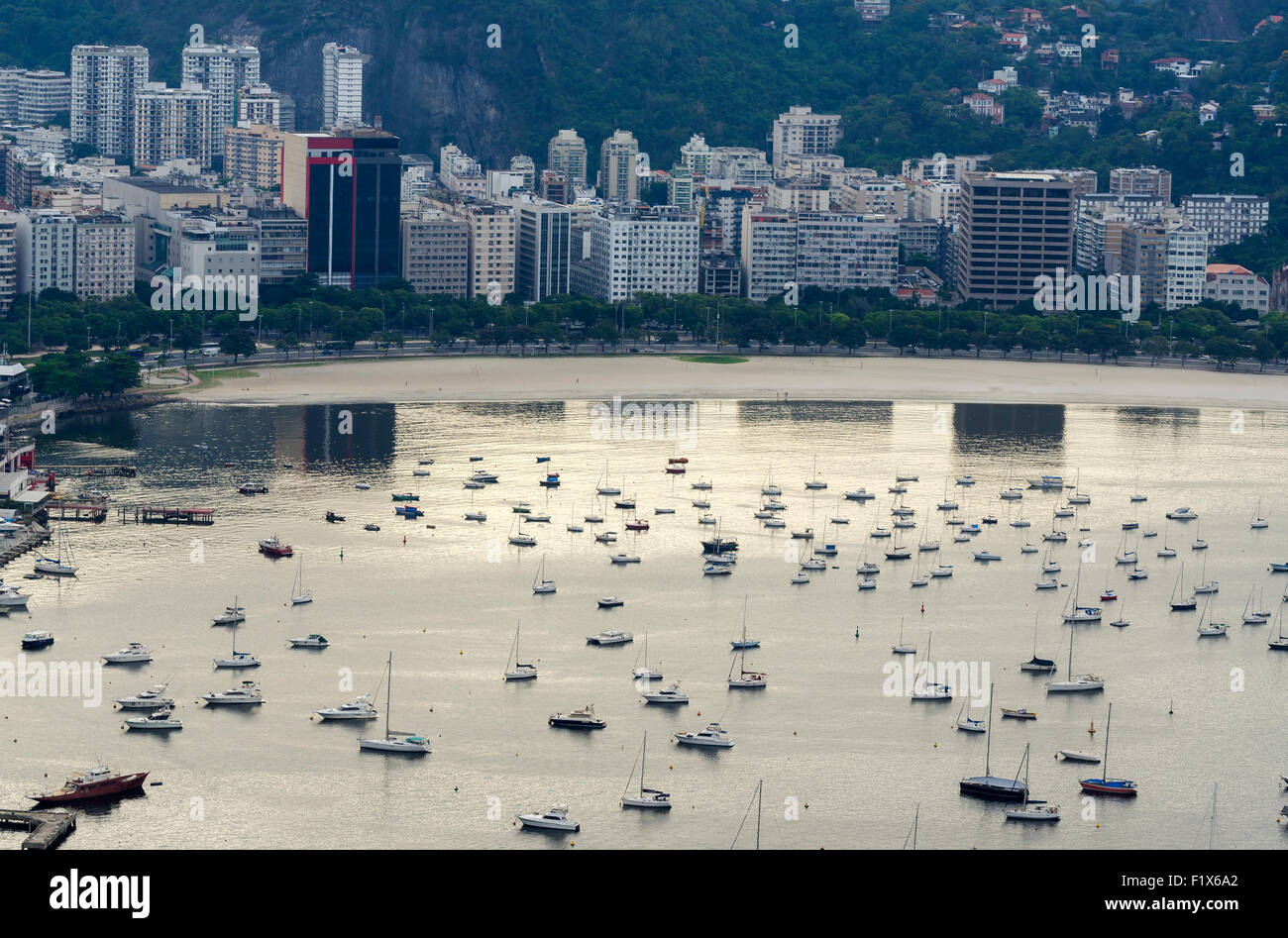 boats on the sea in Rio de Janeiro in Brazil Stock Photo - Alamy