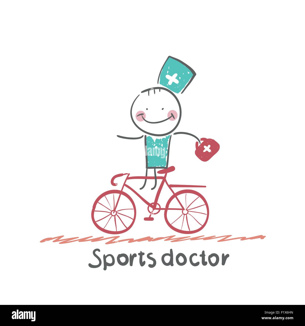 Cartoon Bicycle High Resolution Stock Photography and Images - Alamy