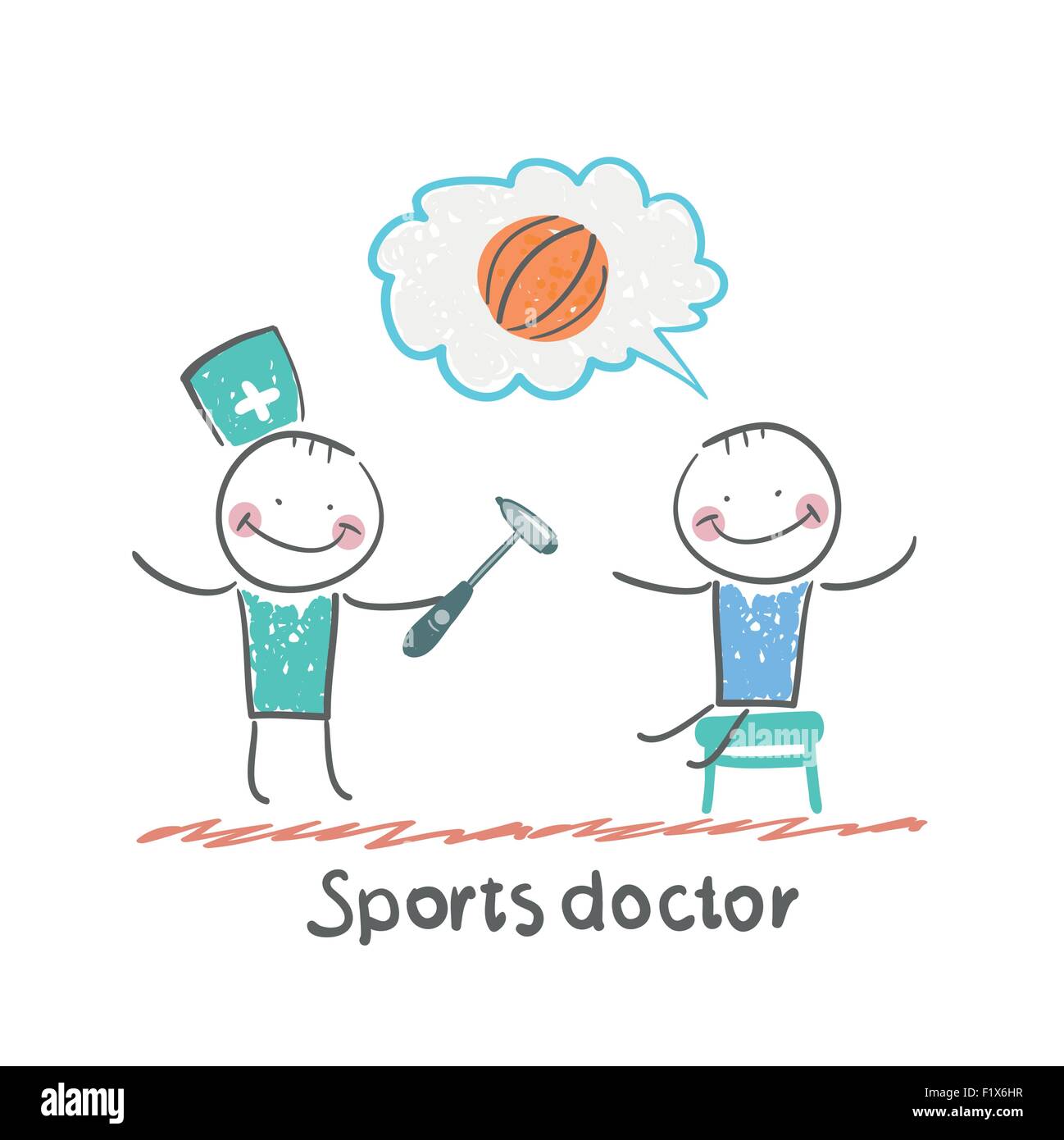 Sports doctor Stock Vector Images - Alamy