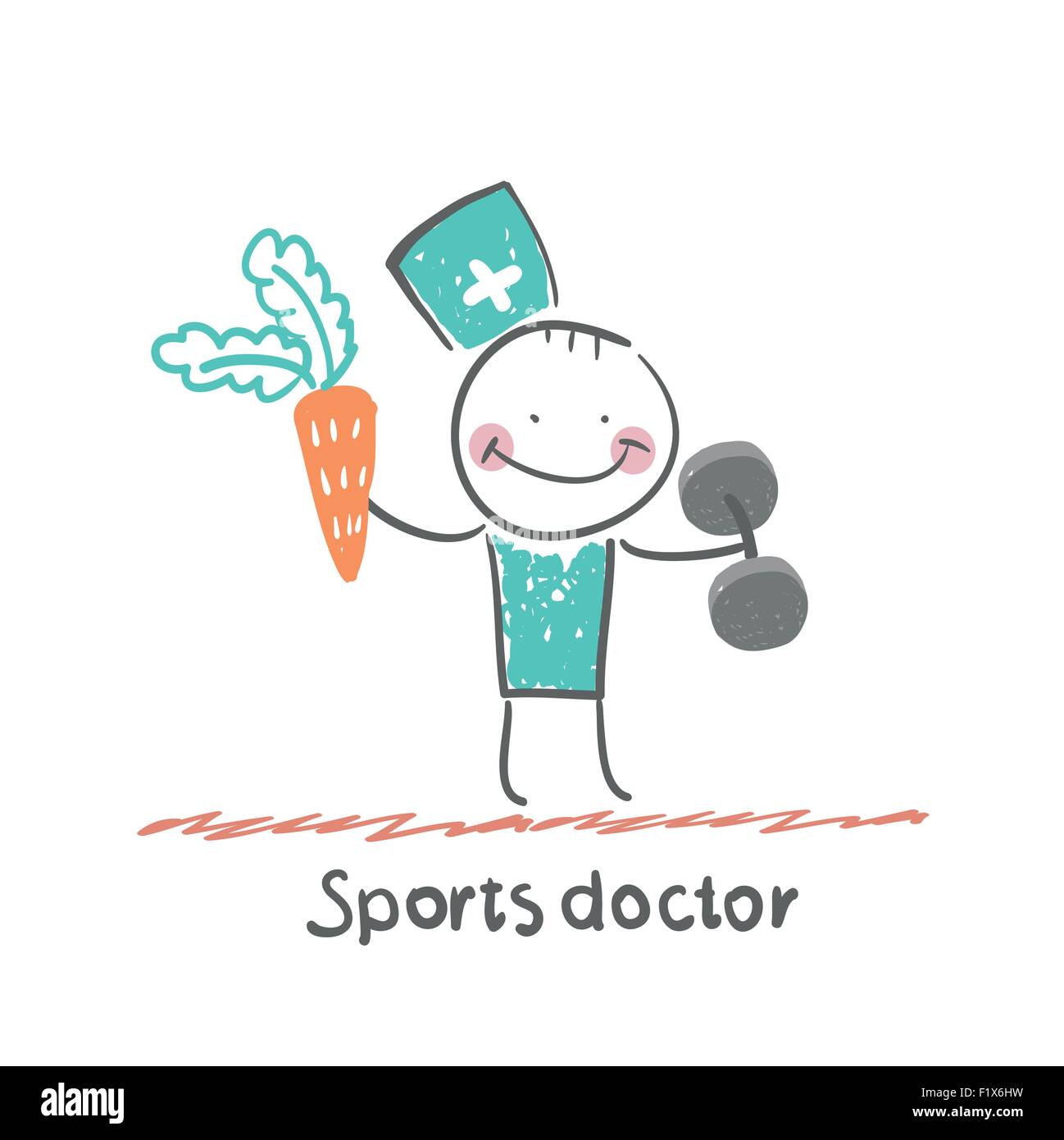 Sports doctor Stock Vector Images - Alamy