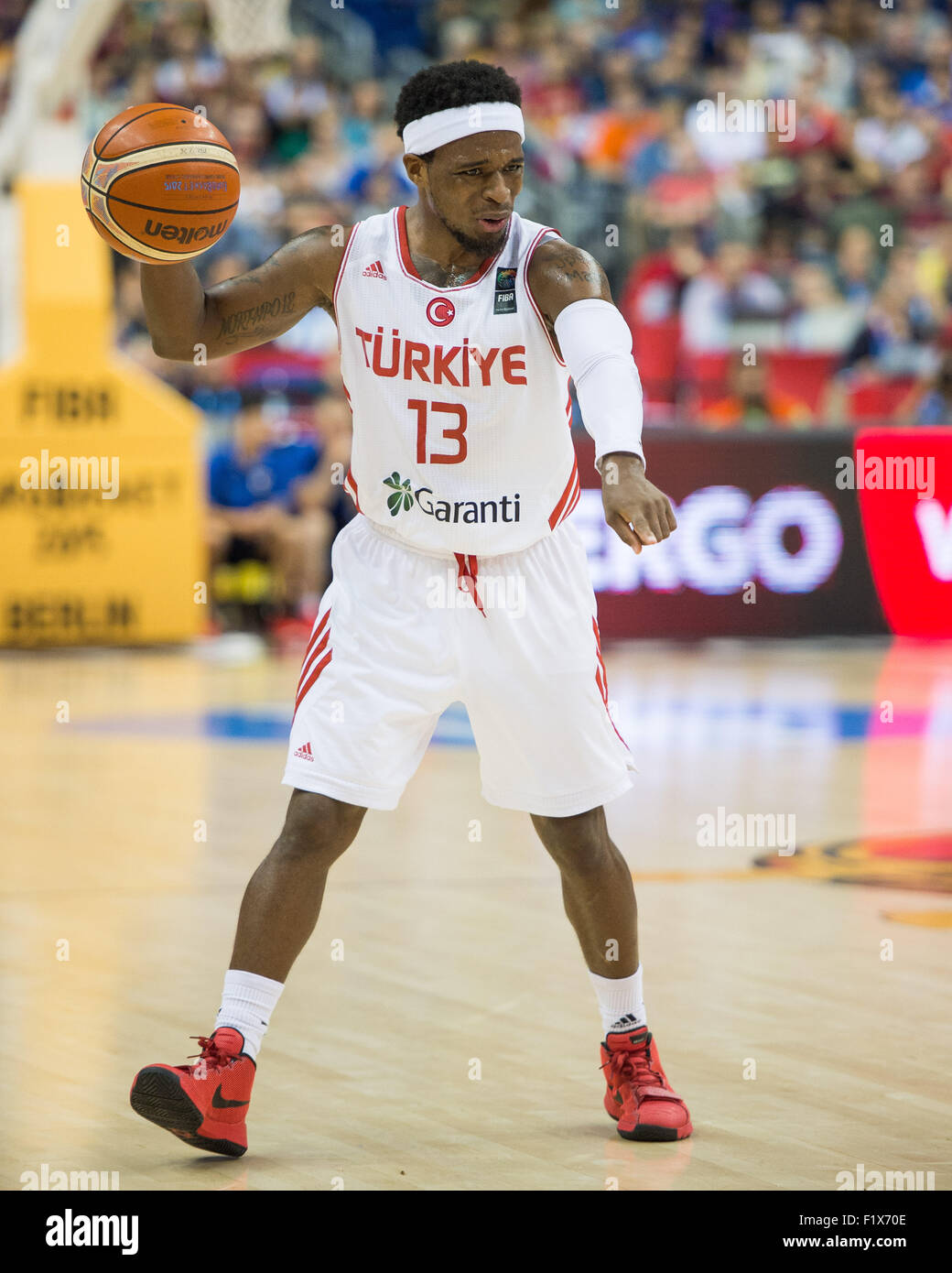 Berlin, Germany. 6th Sep, 2015. Turkey's Ali Muhammed in action during ...