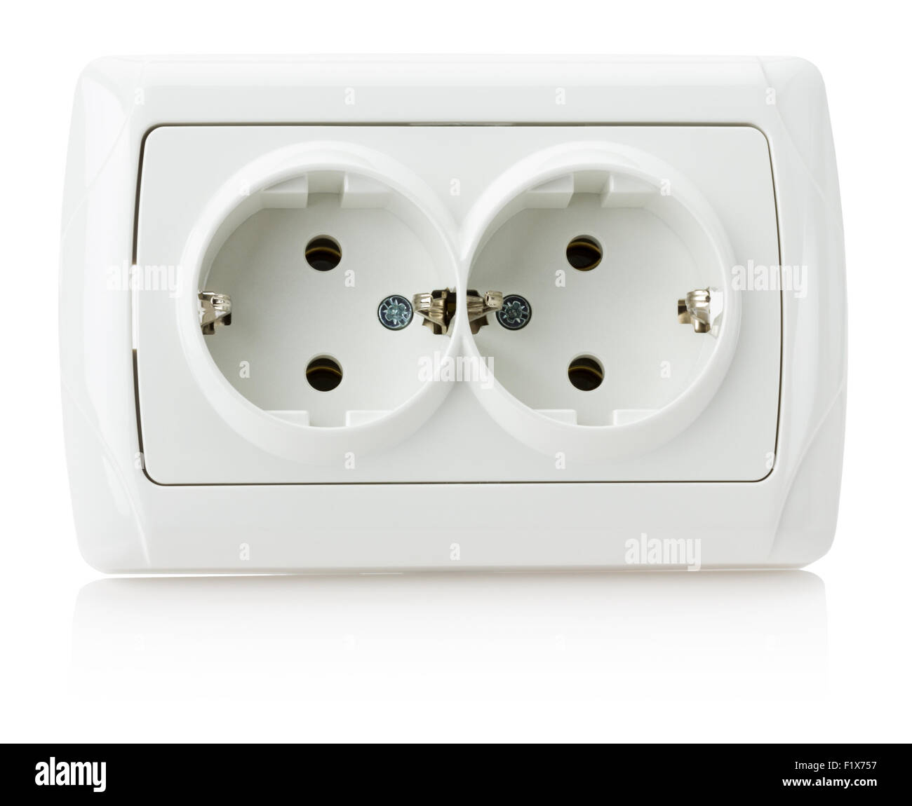 Double power socket hi-res stock photography and images - Alamy