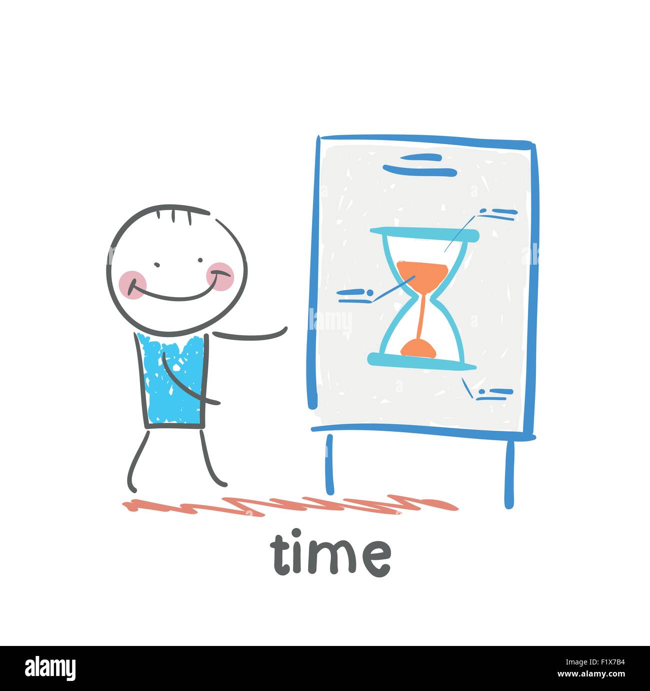 Fun cartoon style illustration. The situation of life Stock Vector ...