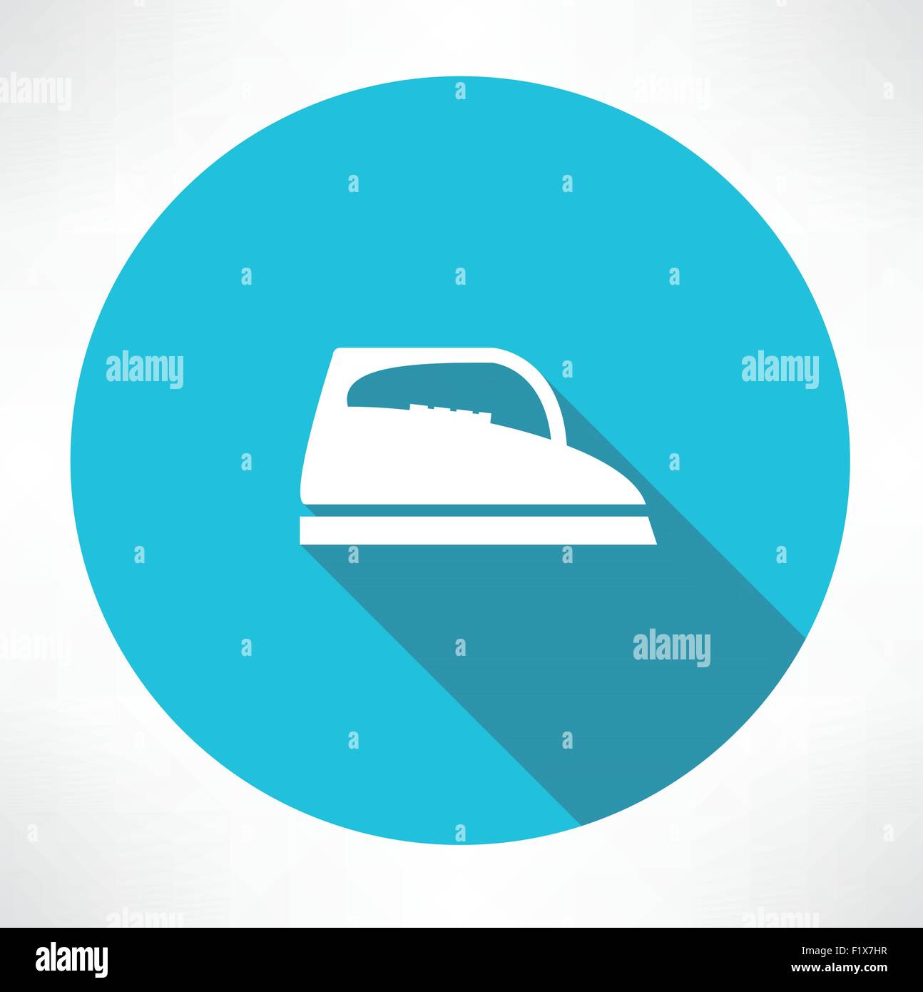 Steam iron icon. Flat modern style vector illustration Stock Vector ...