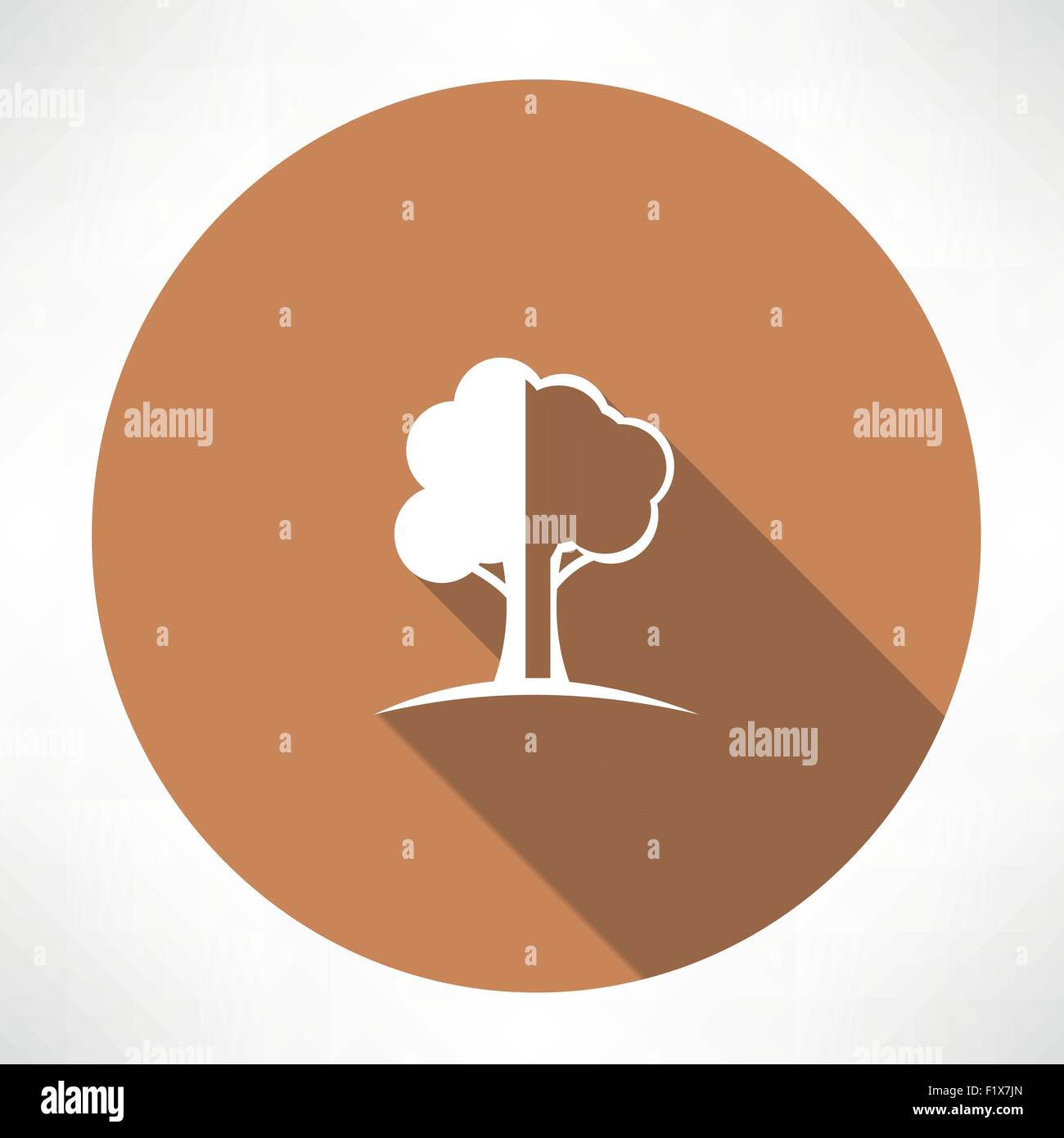 abstract tree icon. Flat modern style vector illustration Stock Vector ...