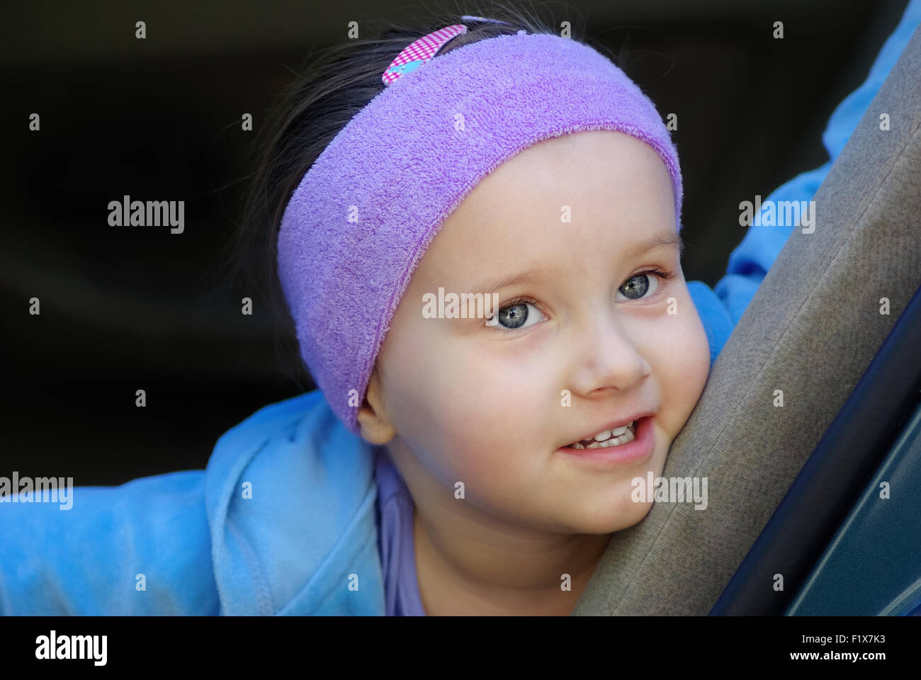 Close-up portrait of a little girl child Stock Photo - Alamy