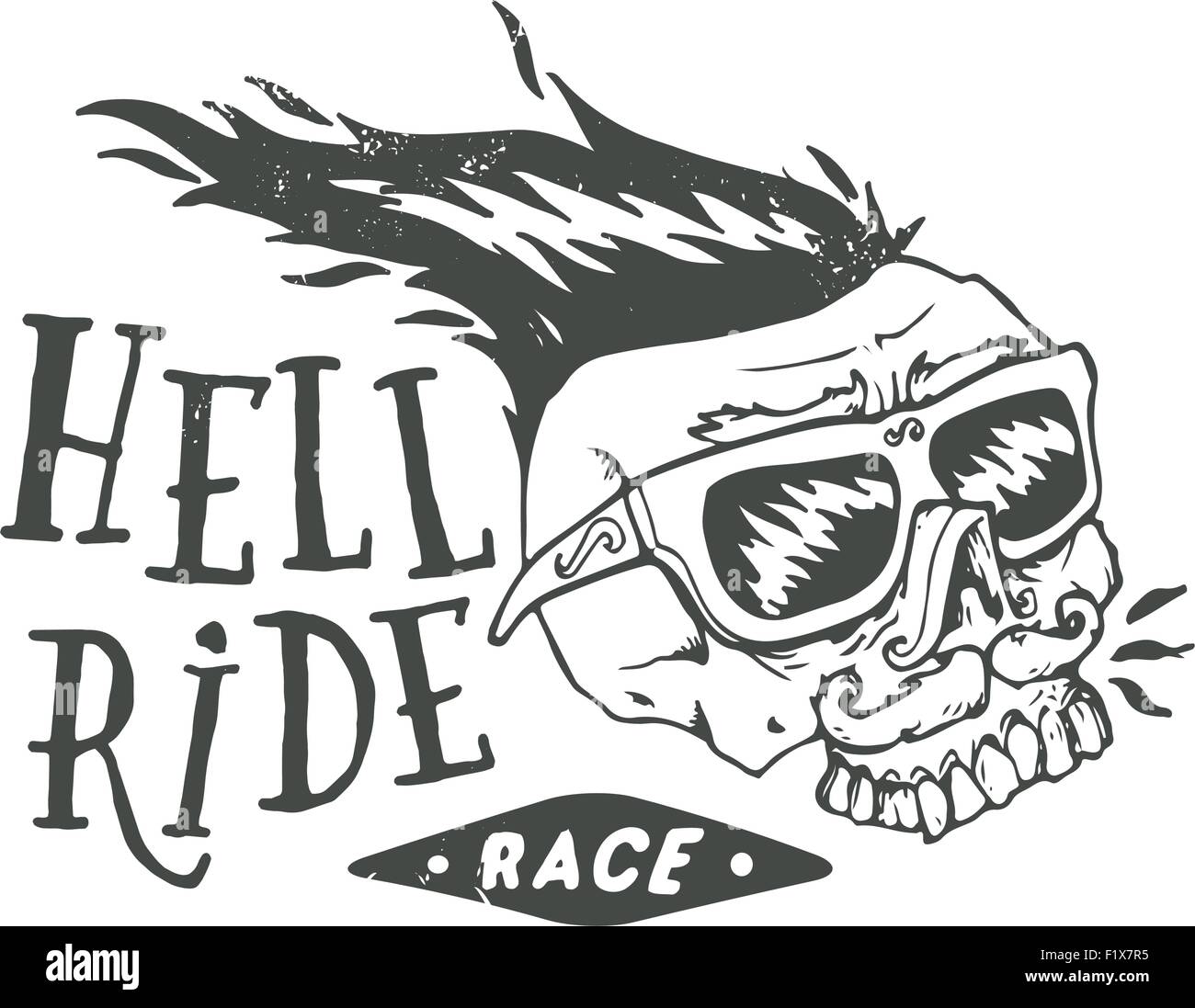 Skeleton illustration vintage hi-res stock photography and images - Alamy