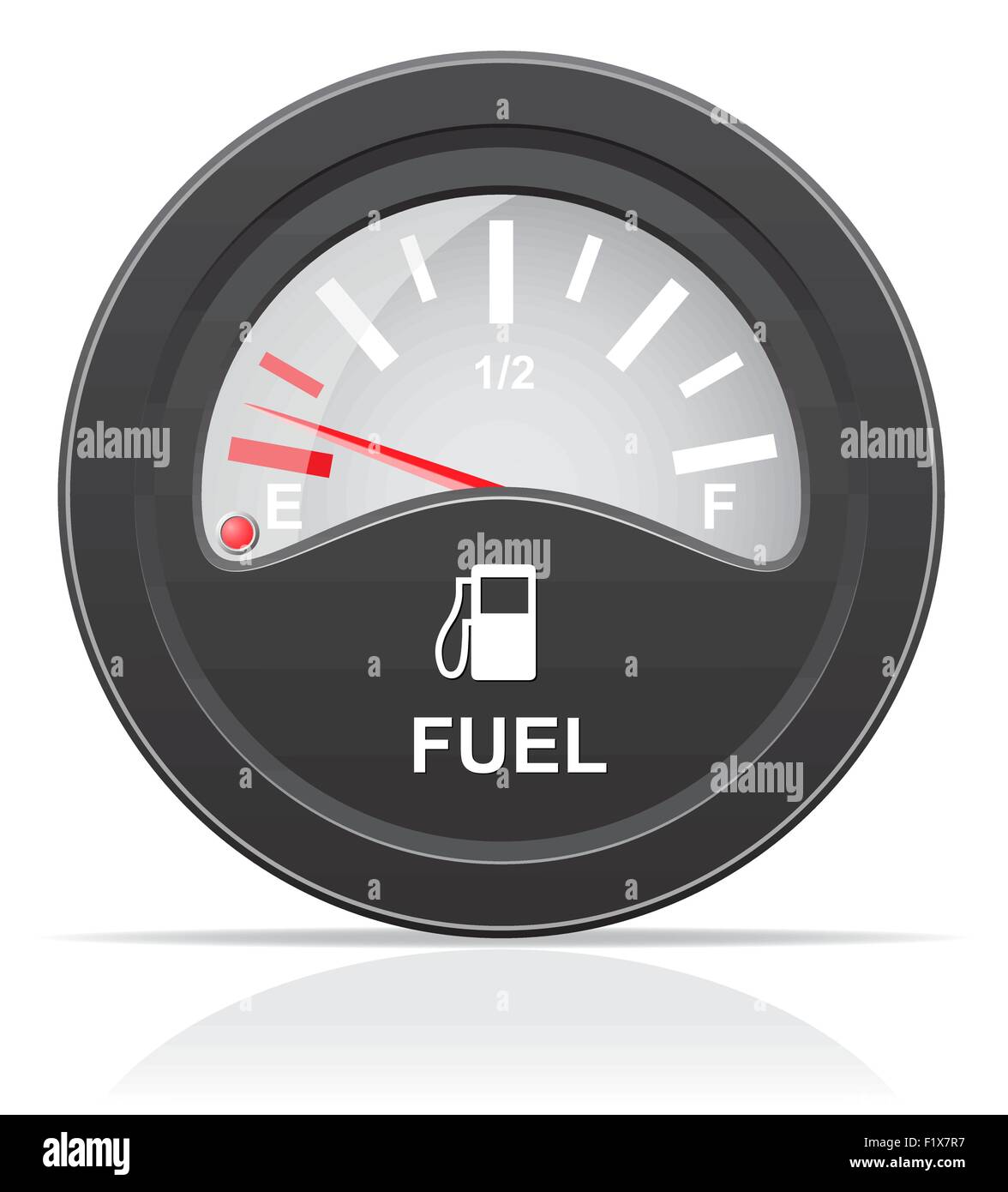 fuel level indicator vector illustration isolated on white background ...
