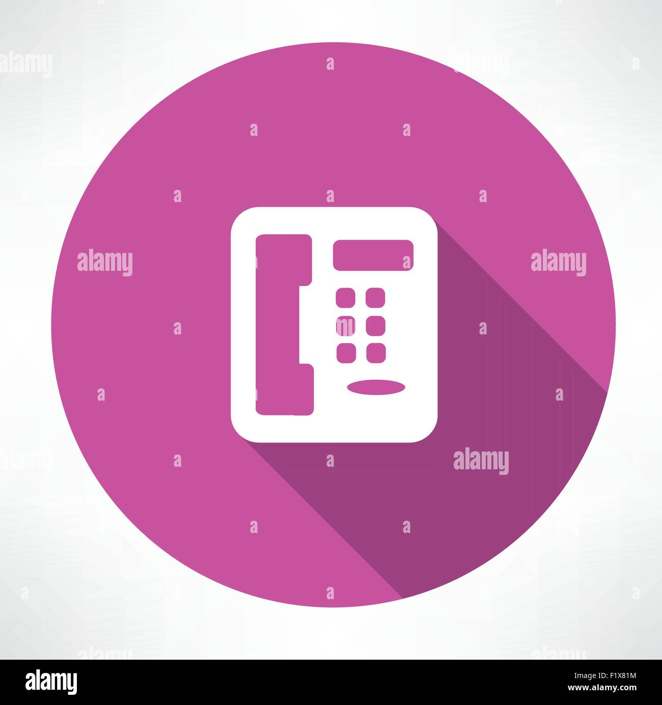 landline phone icon. Flat modern style vector illustration Stock Vector ...