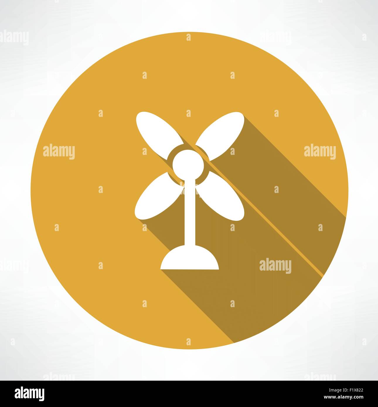 Fan red flat icon hi-res stock photography and images - Alamy