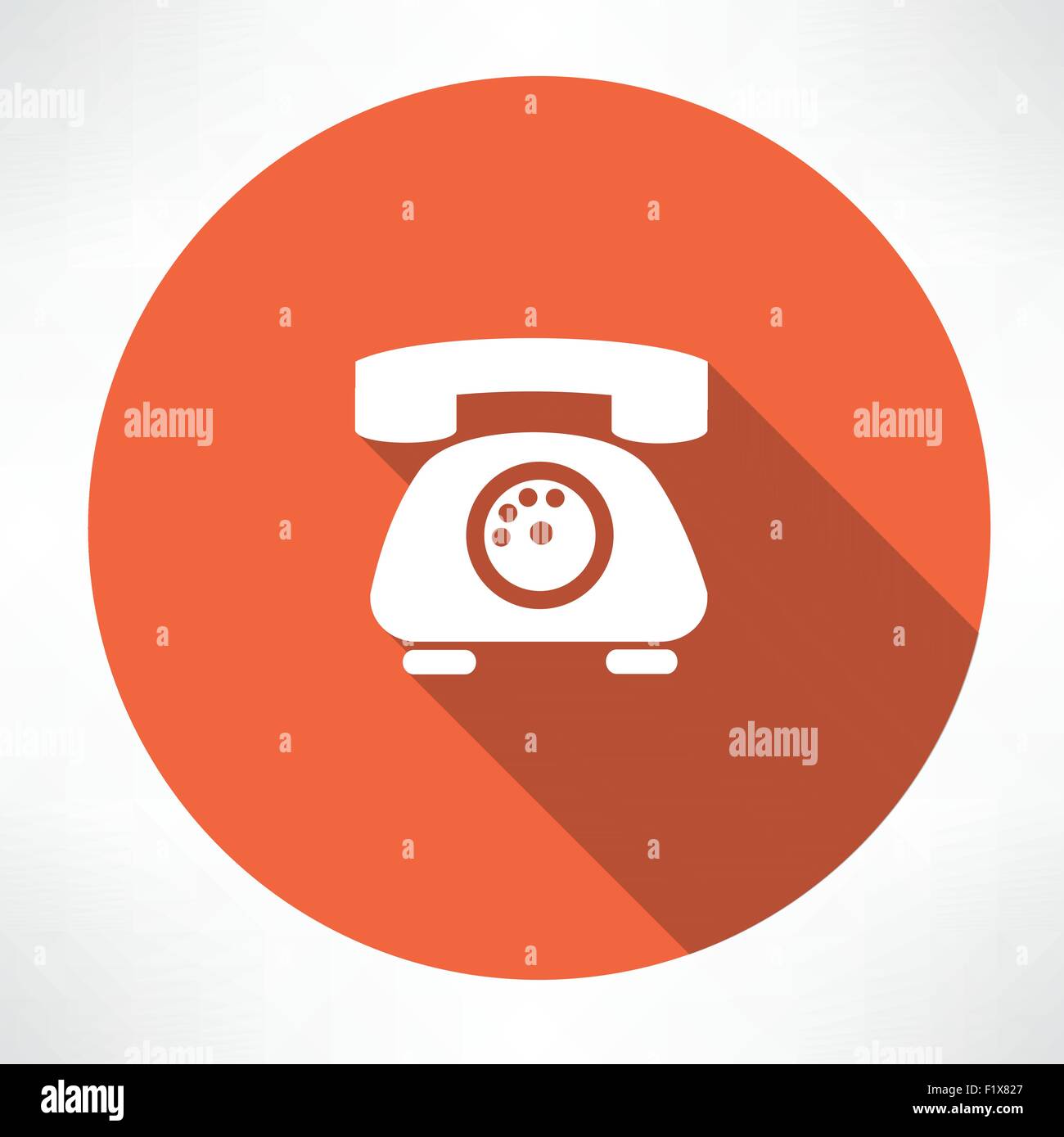 landline phone icon. Flat modern style vector illustration Stock Vector ...