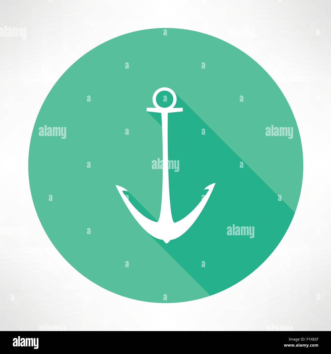 anchor icon. Flat modern style vector illustration Stock Vector Image ...