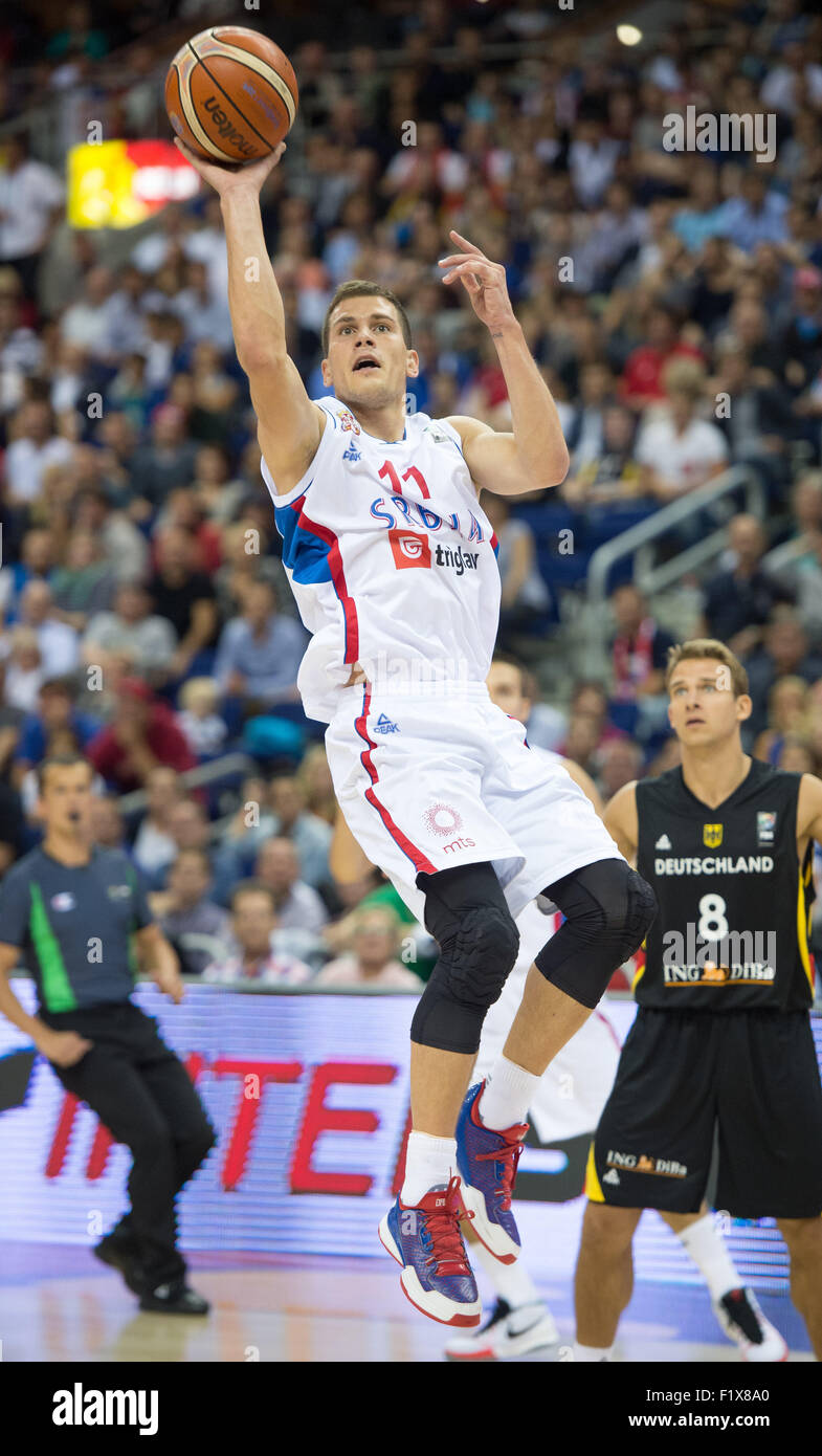 Berlin, Germany. 6th Sep, 2015. Serbia's Nemanja Nedovic in action ...