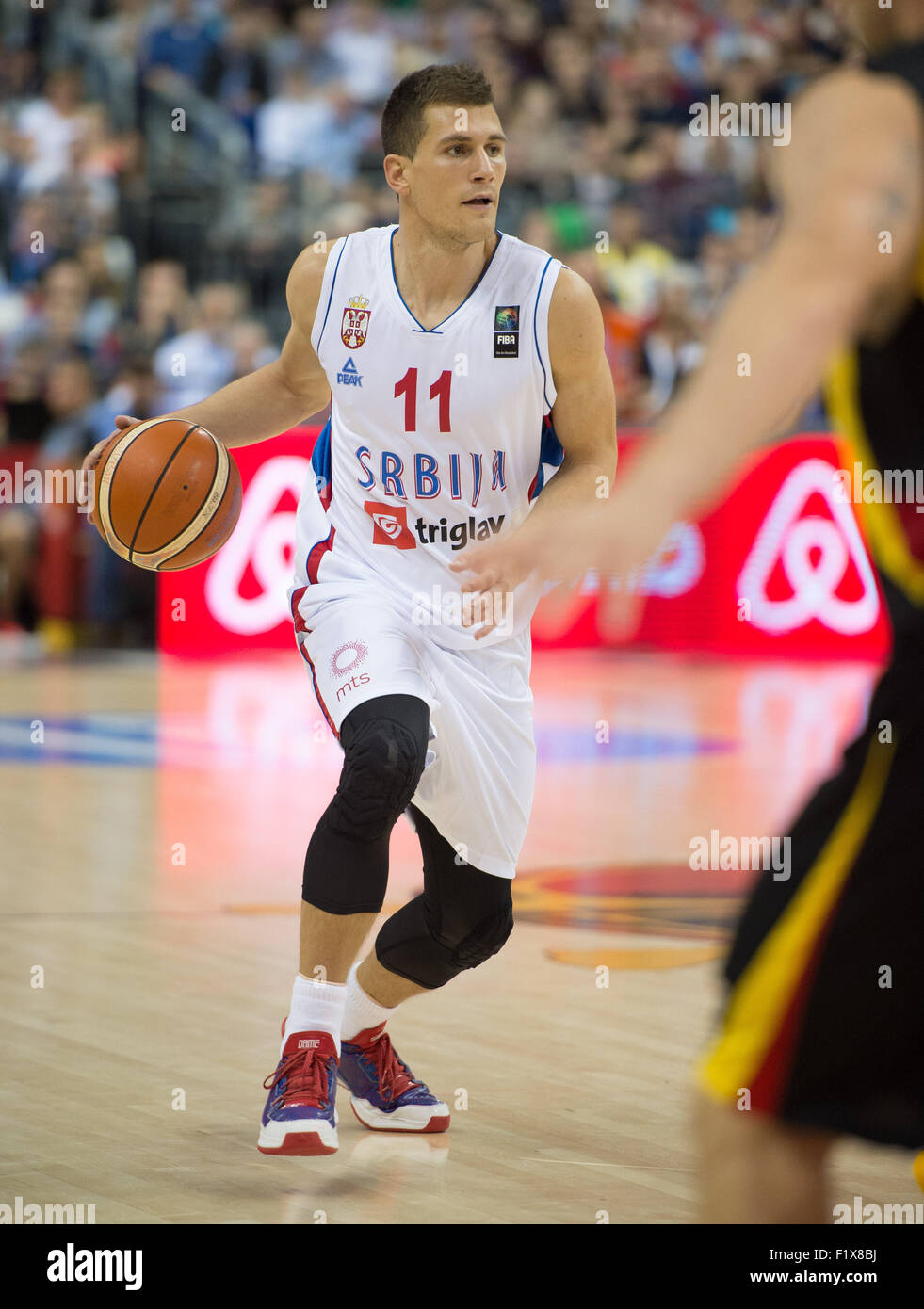 Berlin, Germany. 6th Sep, 2015. Serbia's Nemanja Nedovic in action ...