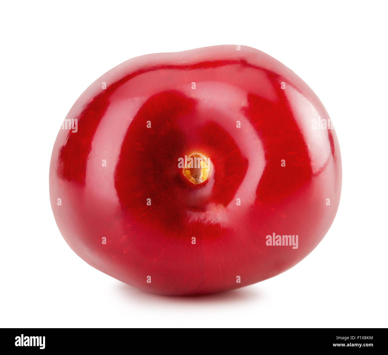 juicy cherry isolated on the white background Stock Photo - Alamy