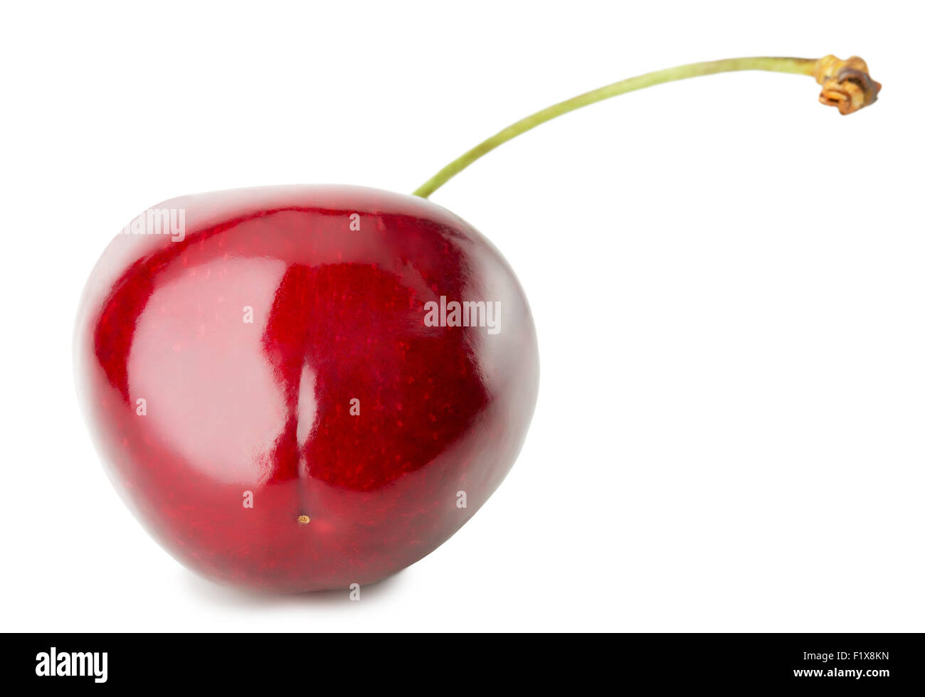 juicy cherry isolated on the white background Stock Photo - Alamy
