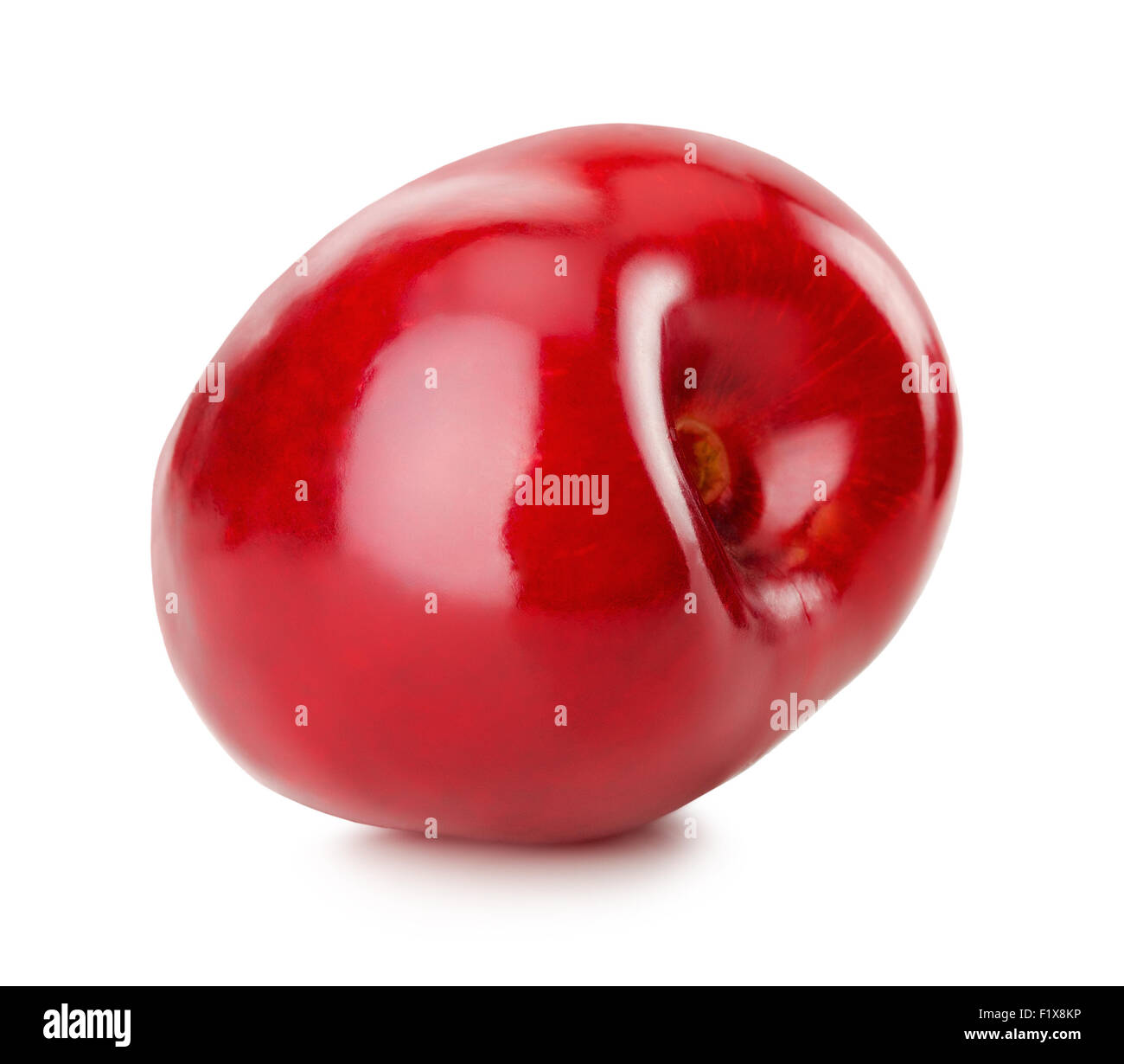 juicy cherry isolated on the white background Stock Photo - Alamy