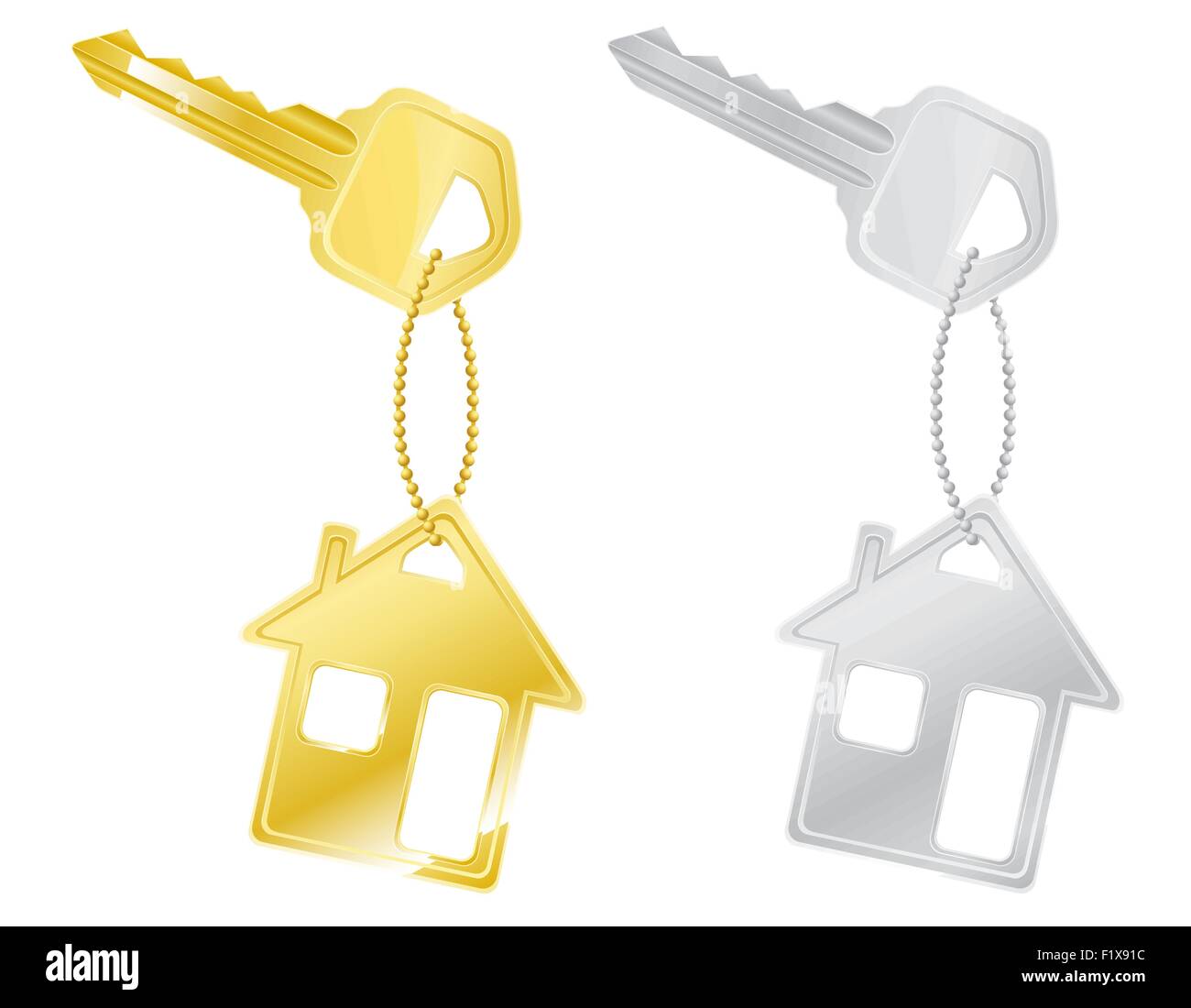 house keys door lock vector illustration isolated on white background ...