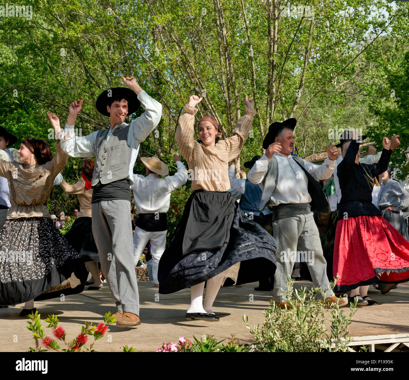 Folk dancing troupe from Boião in the Douro Valley, Alto Douro ...
