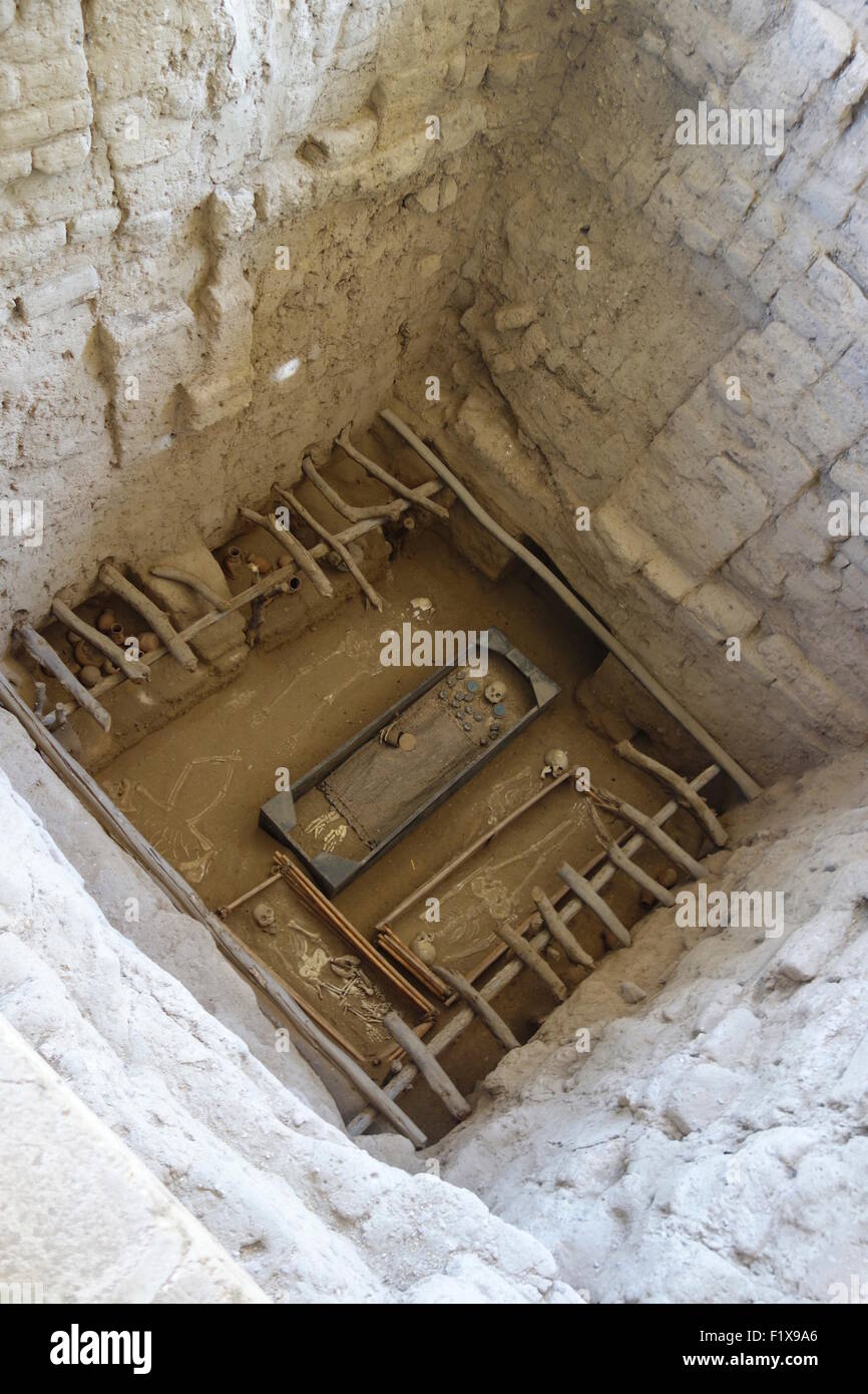 Huaca Rajada, the Royal Tombs of the Lord of Sipan. Chiclayo, Peru ...