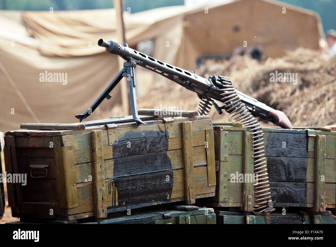 Ww2 us machine gun hi-res stock photography and images - Alamy
