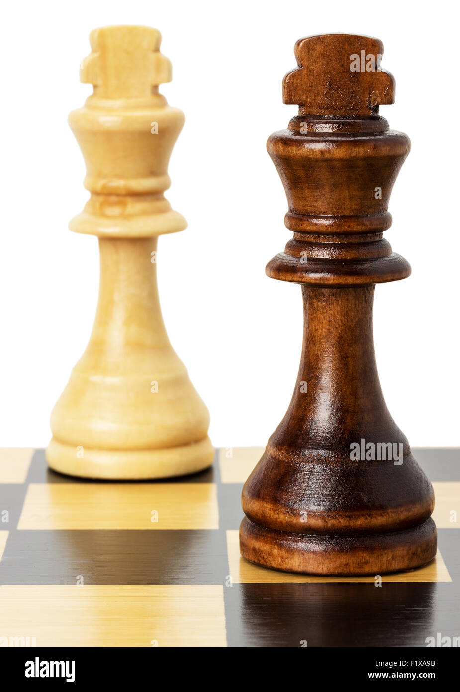 Chess figures isolated on the white background Stock Photo - Alamy