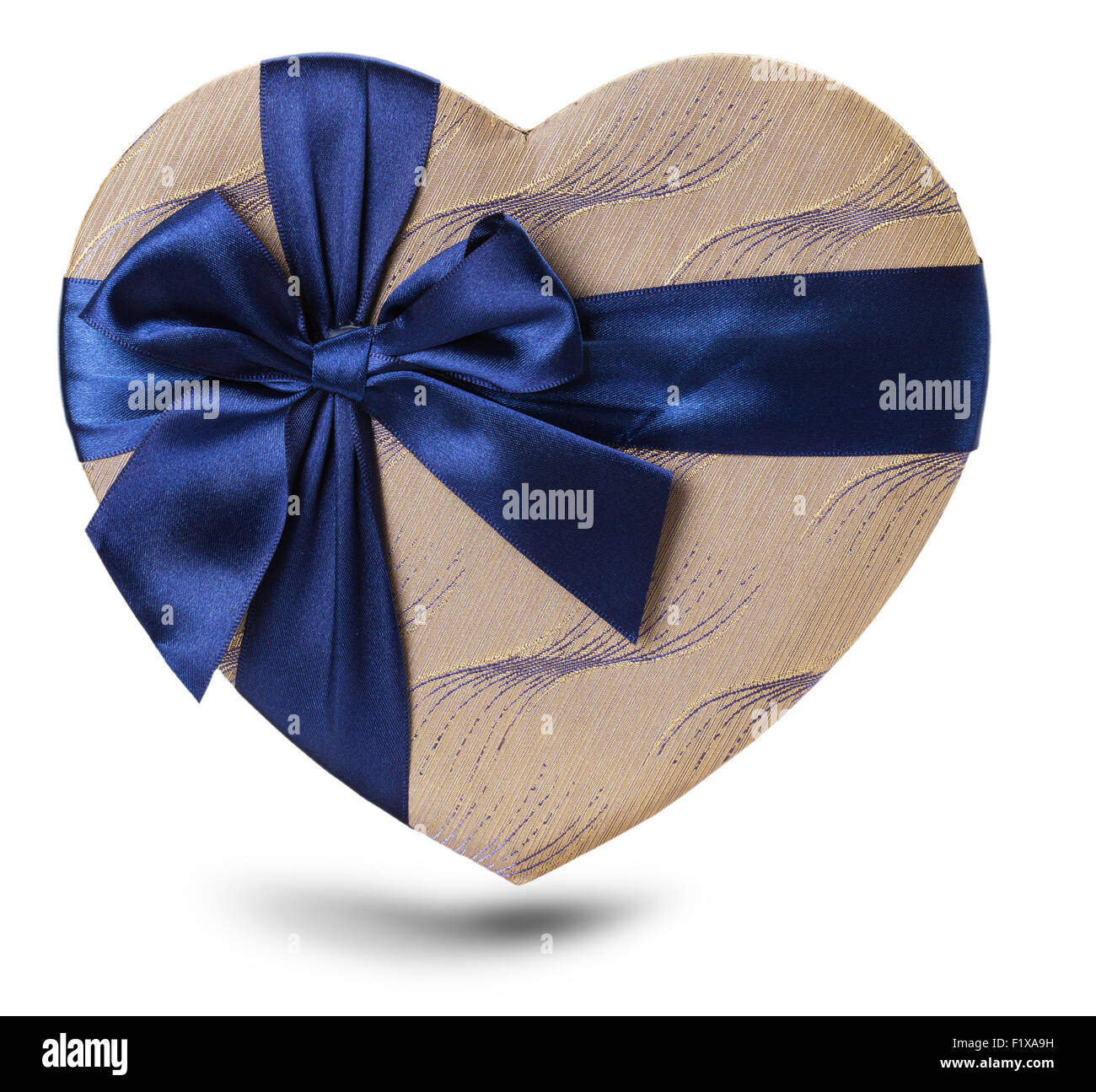 heart shaped gift isolated on the white background Stock Photo - Alamy