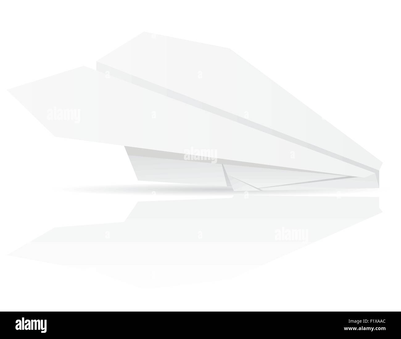 origami paper plane vector illustration isolated on white background ...