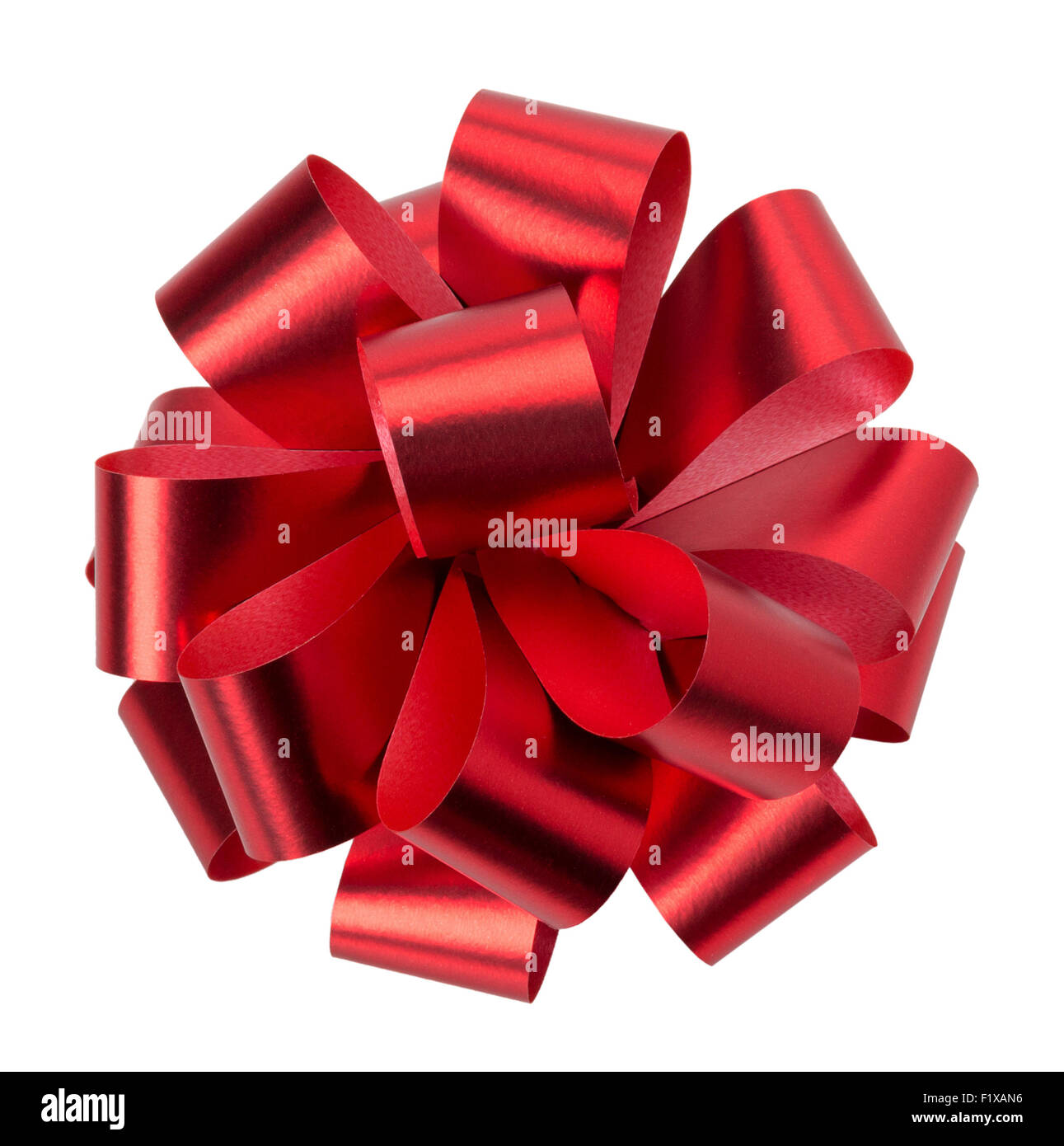 red bow isolated on the white background Stock Photo - Alamy
