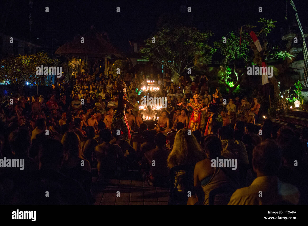 The Kecak fire dance performed in Bali Stock Photo - Alamy