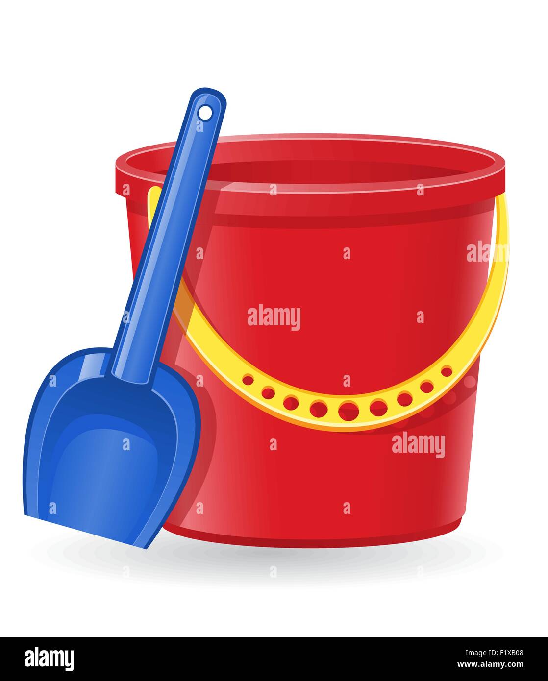 Bucket beaches Stock Vector Images - Alamy
