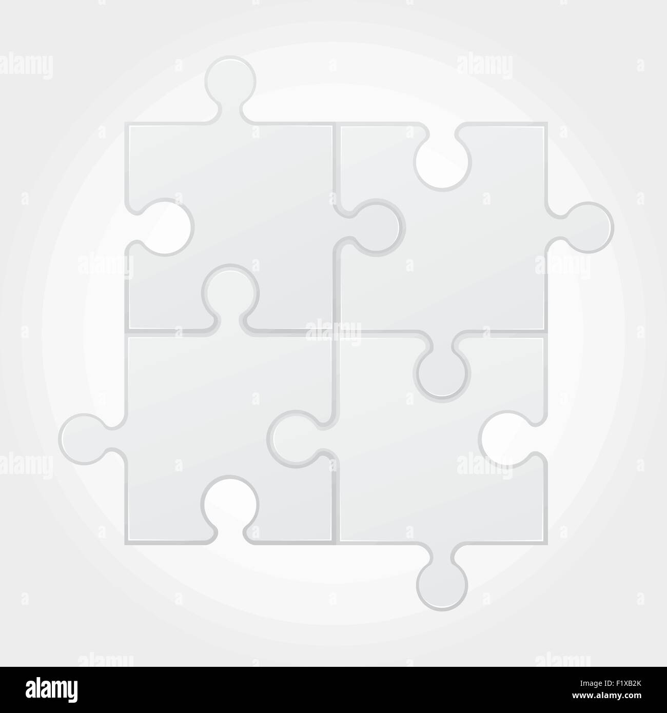 square puzzle vector illustration isolated on white background Stock ...