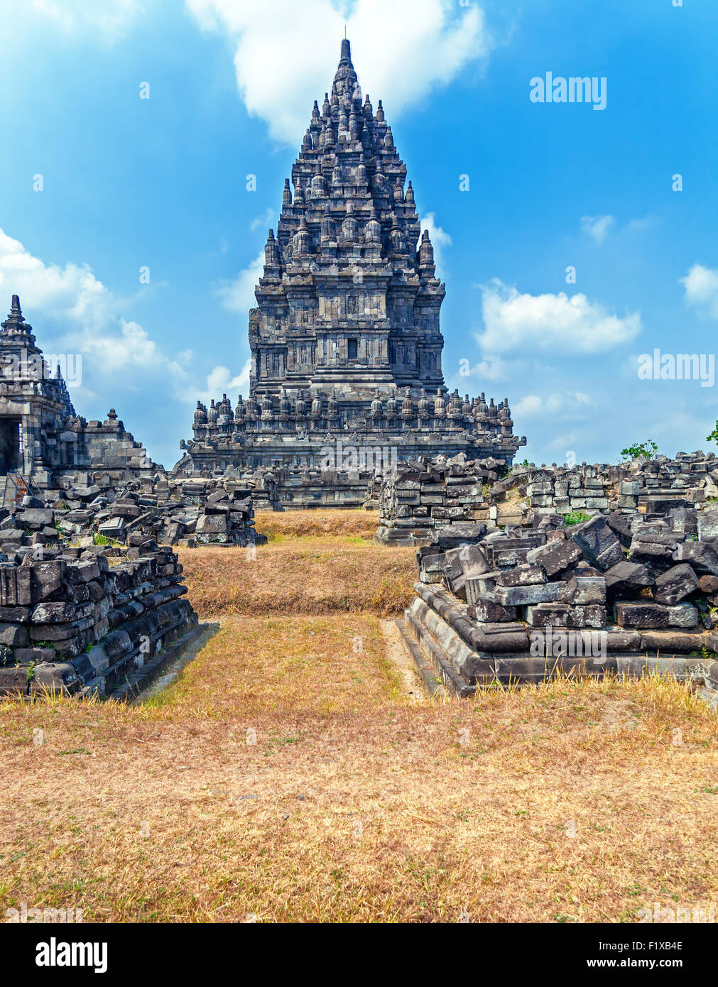 Stone carving of Prambanan Hindu temple, Yogyakarta, Java, Indonesia ...