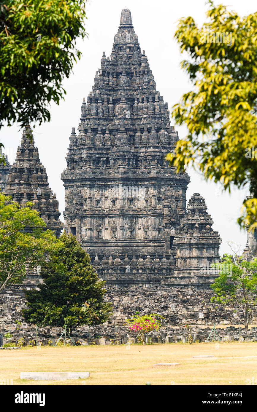 Stone carving of Prambanan Hindu temple, Yogyakarta, Java, Indonesia ...