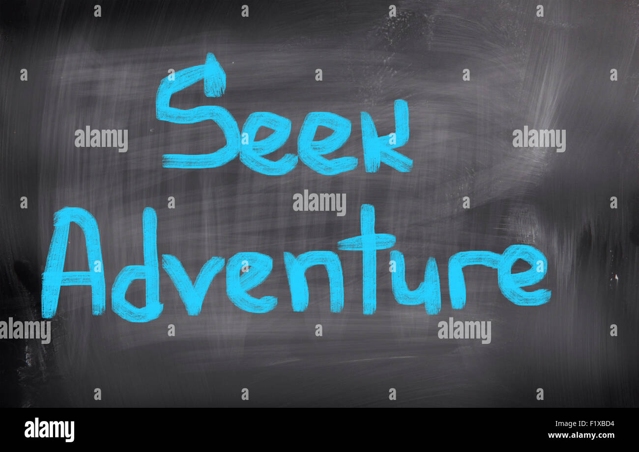 Seek Adventure Concept Stock Photo - Alamy
