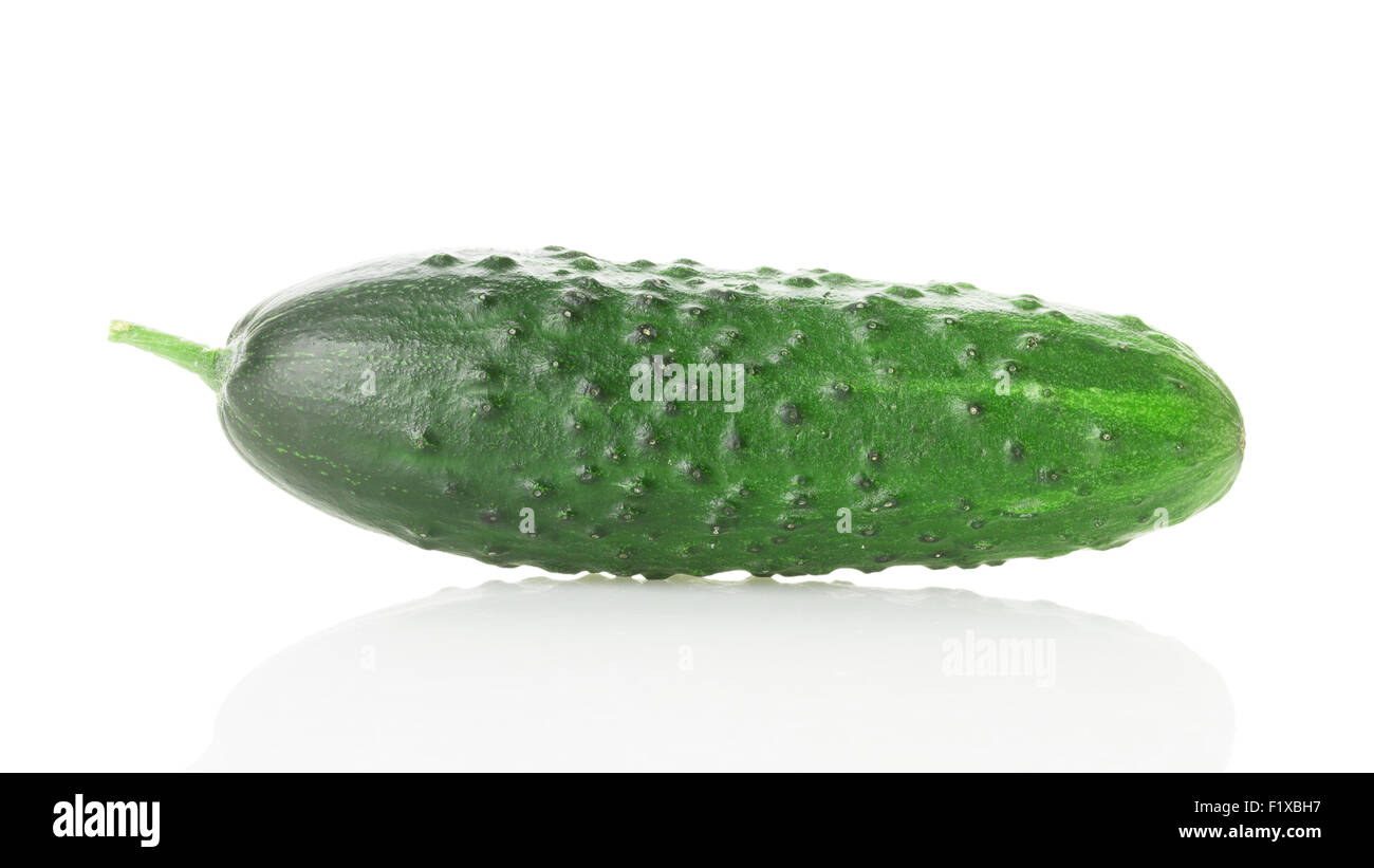 Cucumber isolated on white background Stock Photo - Alamy